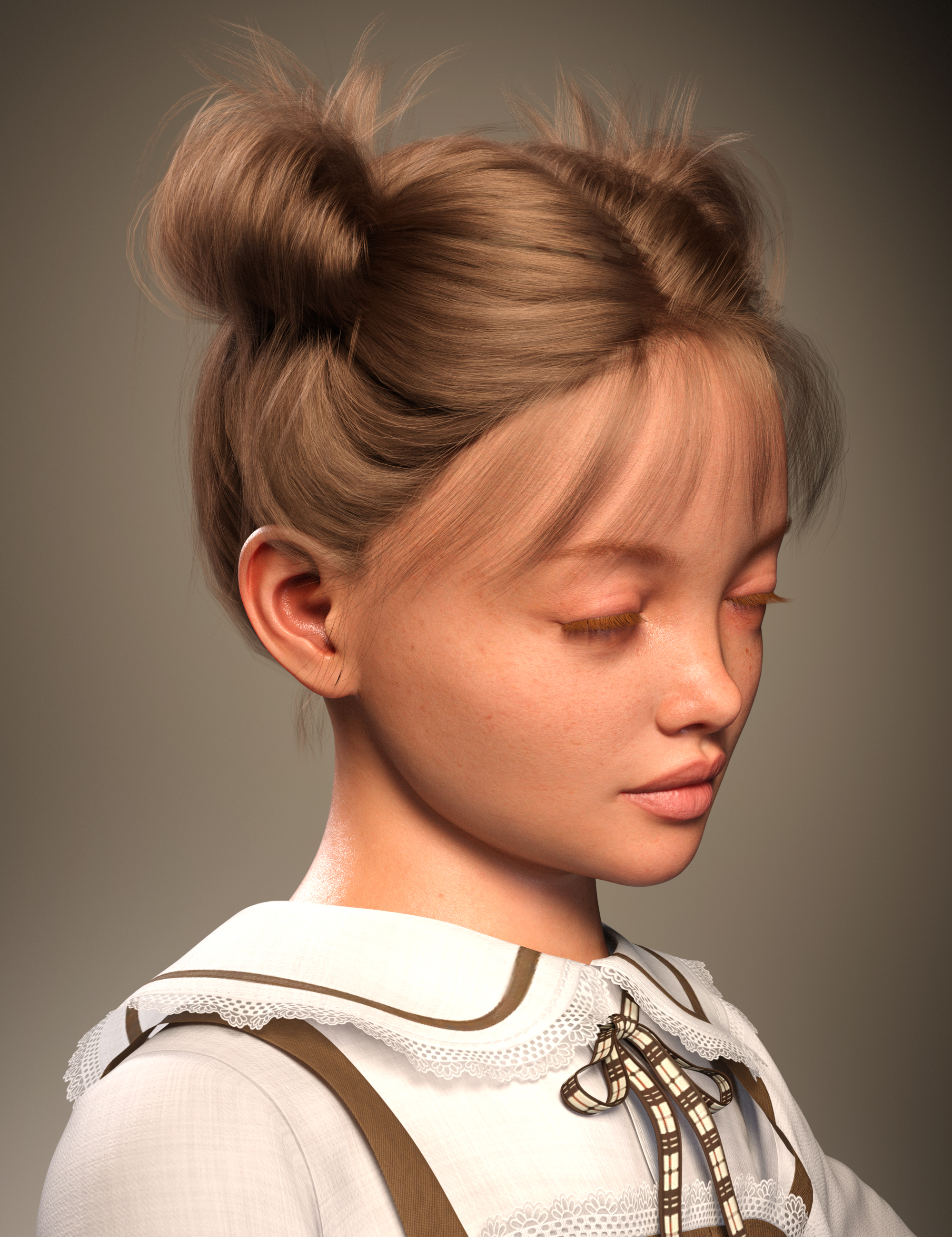 FE Split Bangs Pillow Hair for Genesis 9 | Daz 3D