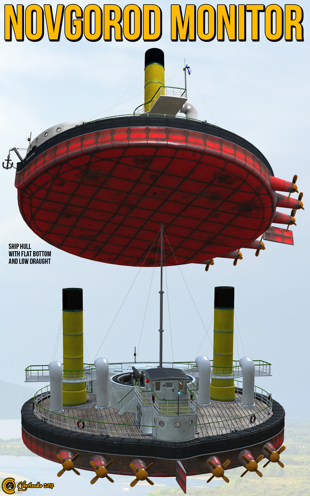 Novgorod Monitor | Daz 3D