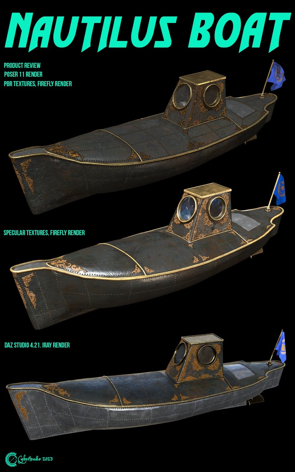 Nautilus Boat | Daz 3D