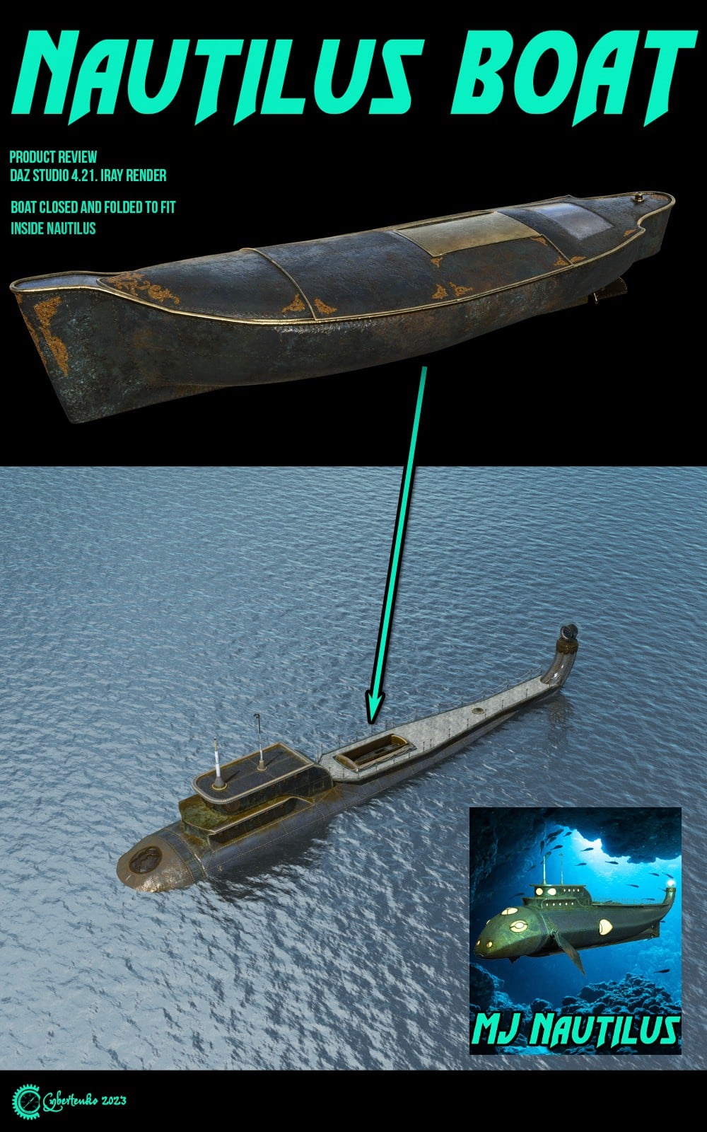 Nautilus Boat | Daz 3D