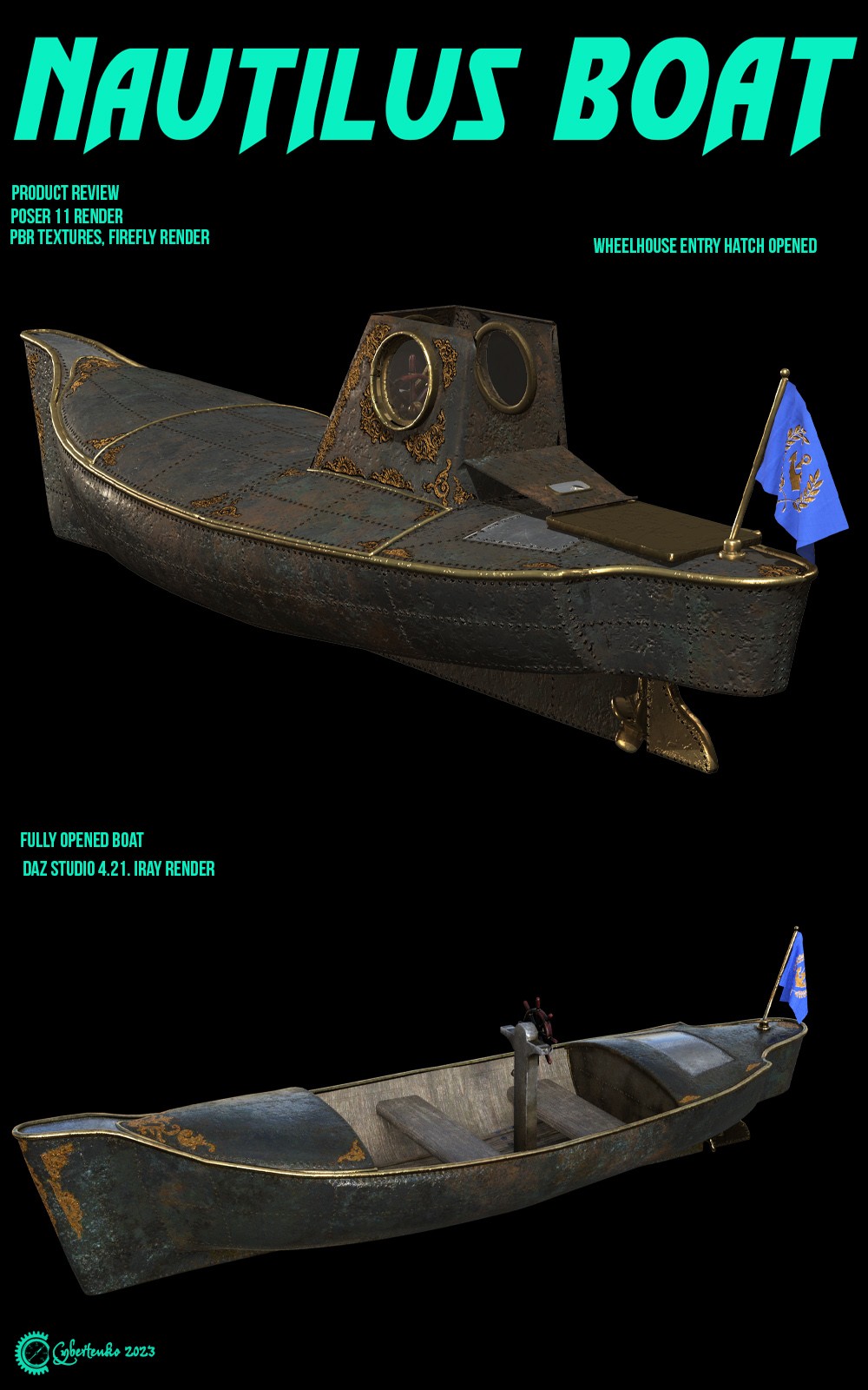 Nautilus Boat | Daz 3D