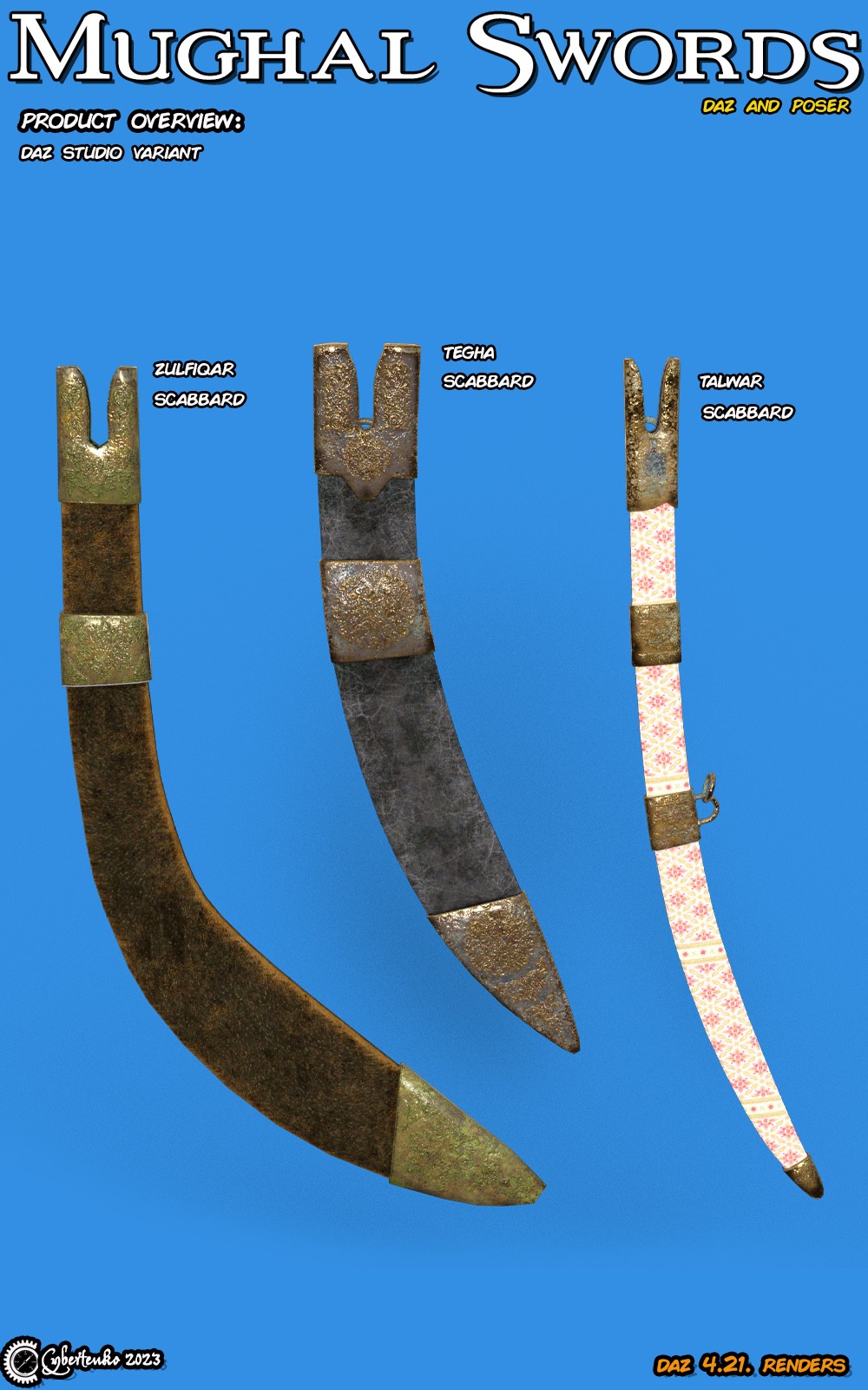 Mughal Swords -The Most gruesome Swords from India | Daz 3D