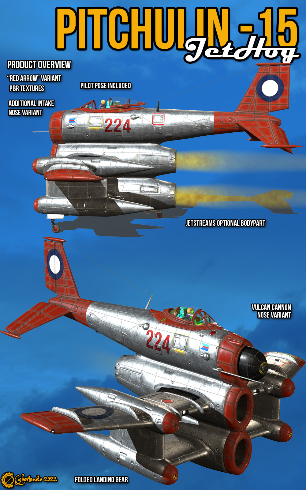 Pitchulin-15 JetHog | Daz 3D