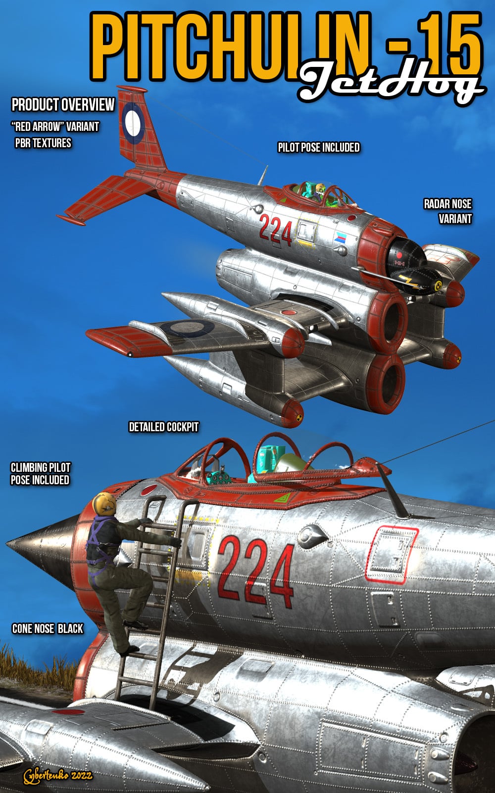 Pitchulin-15 JetHog | Daz 3D