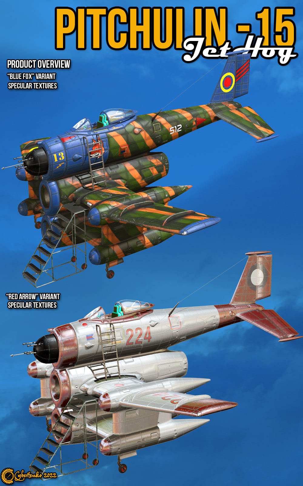 Pitchulin-15 JetHog | Daz 3D