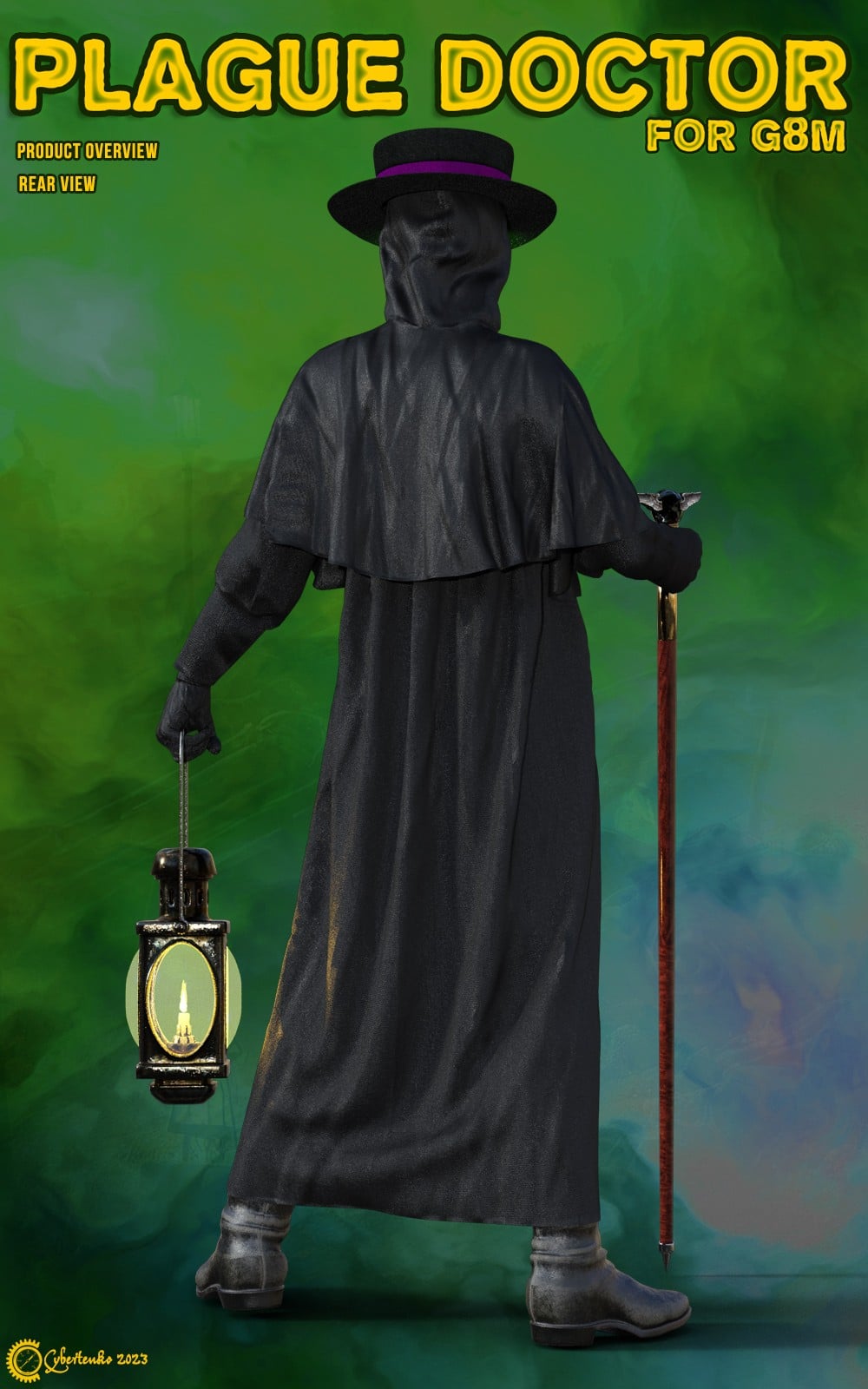 Plague Doctor for G8M | Daz 3D