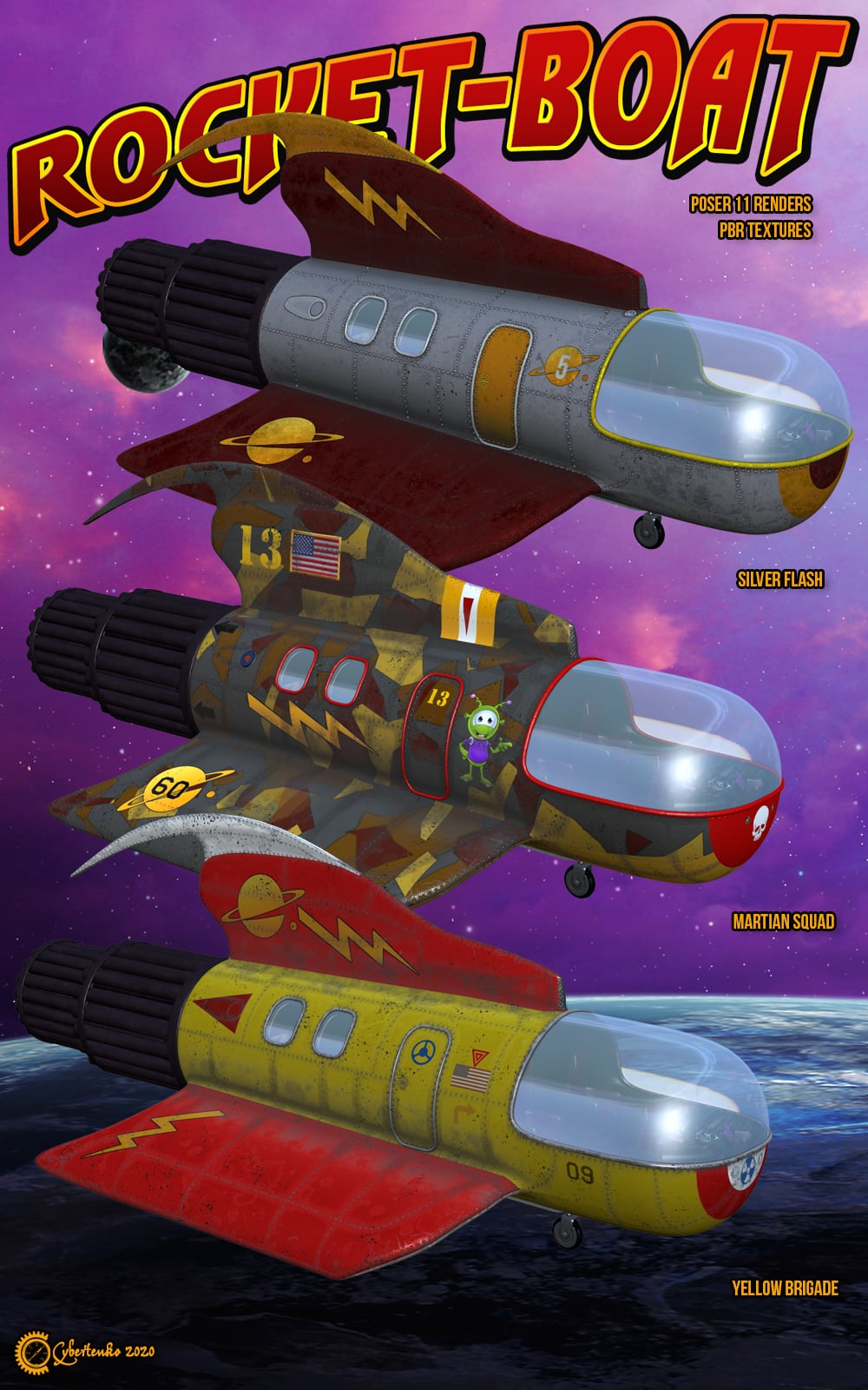 Rocket-Boat | Daz 3D