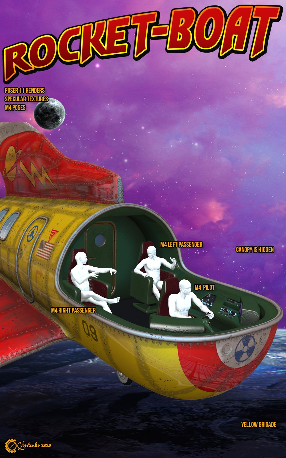 Rocket-Boat | Daz 3D