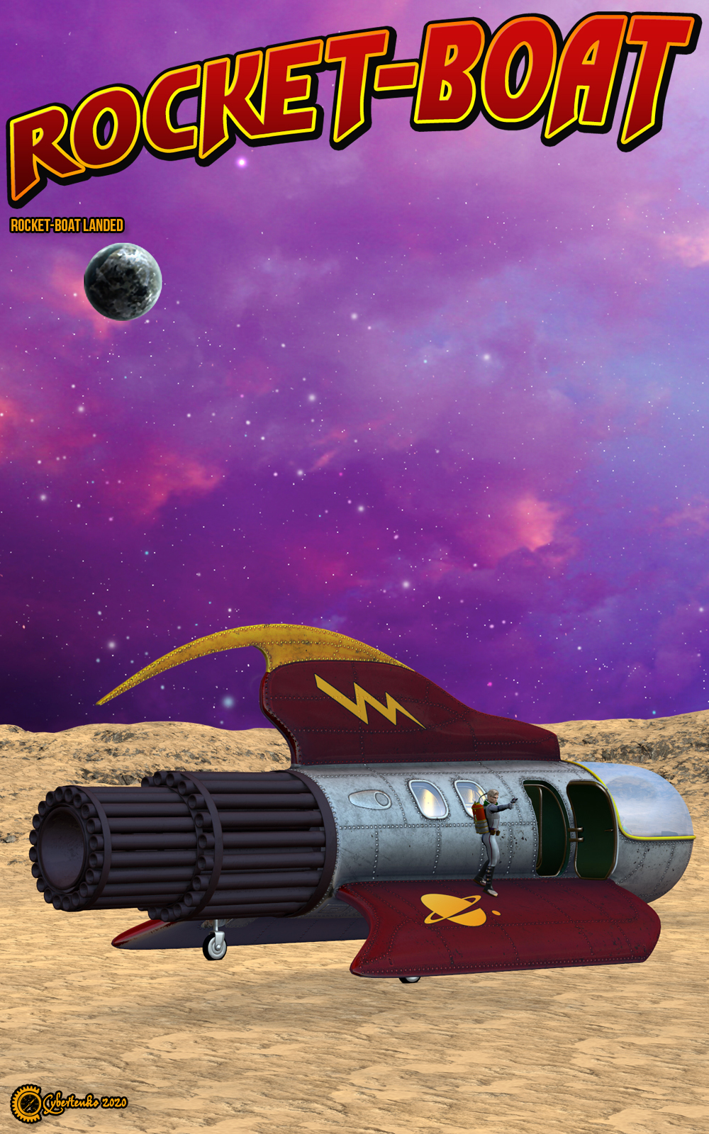 Rocket-Boat | Daz 3D