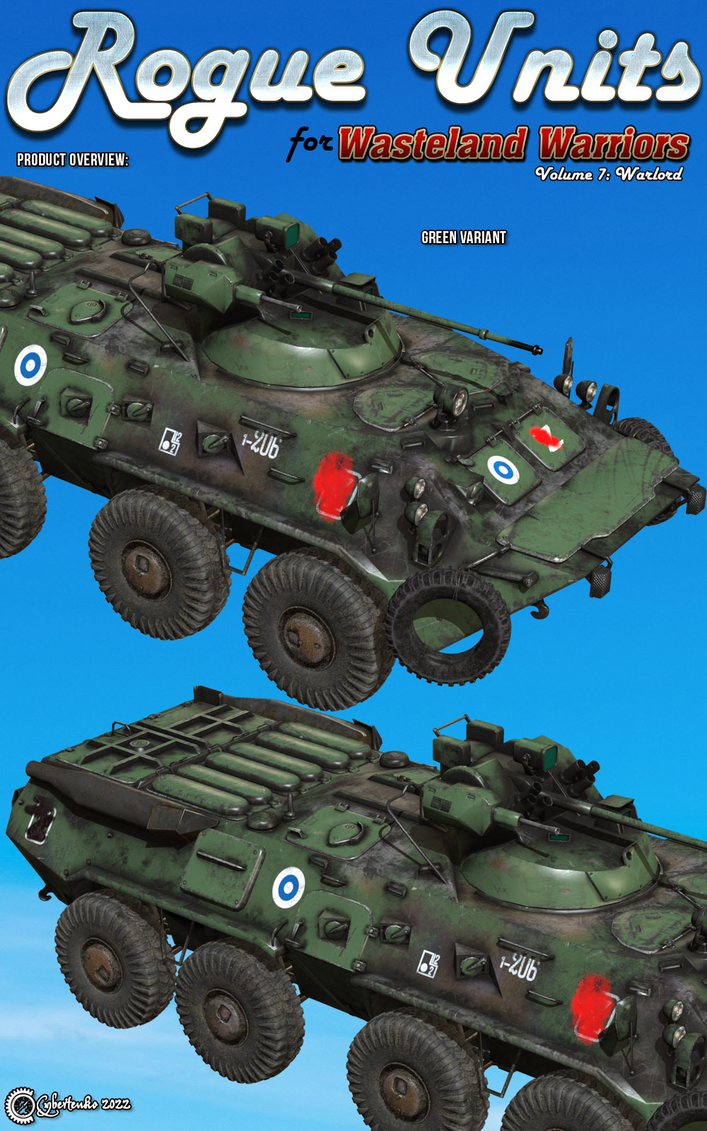 Rogue Units for Wasteland Warriors 7-Warlord | Daz 3D