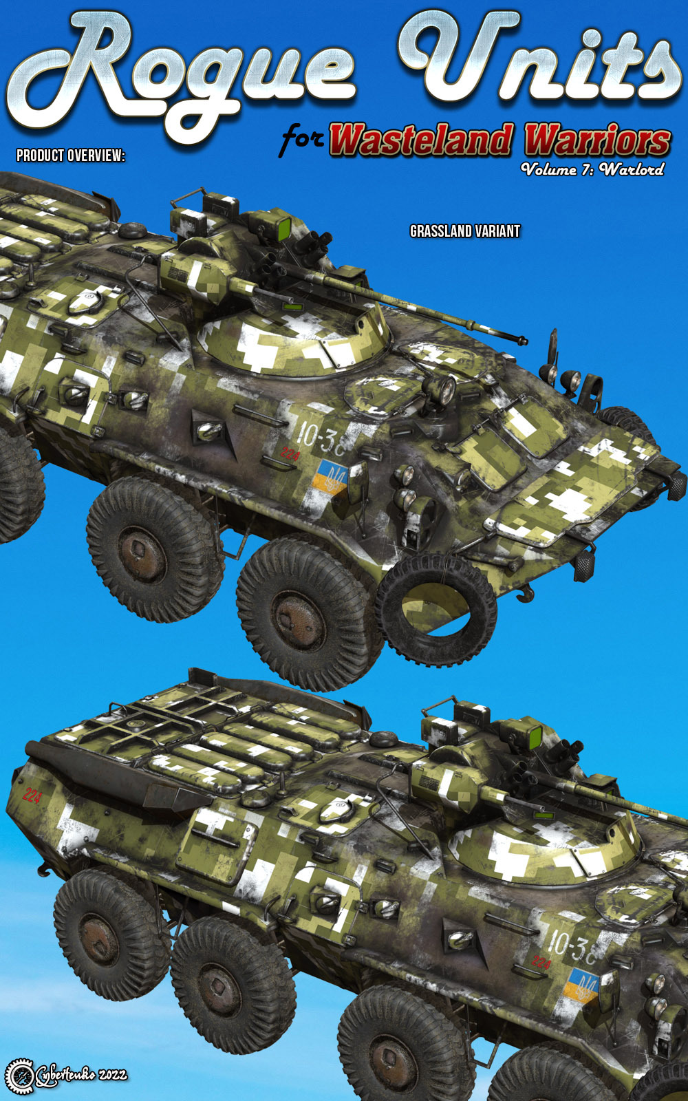Rogue Units for Wasteland Warriors 7-Warlord | Daz 3D