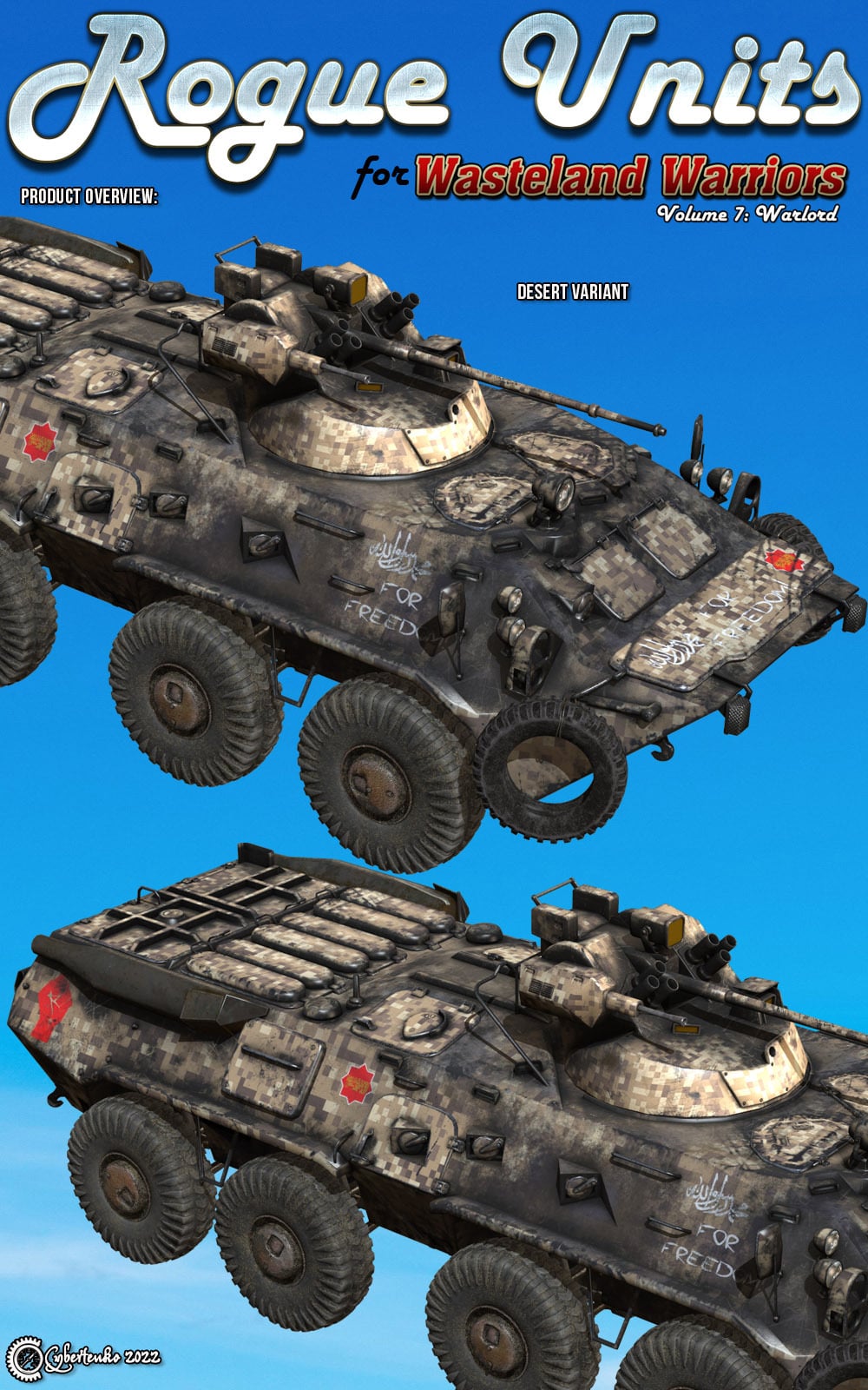 Rogue Units for Wasteland Warriors 7-Warlord | Daz 3D