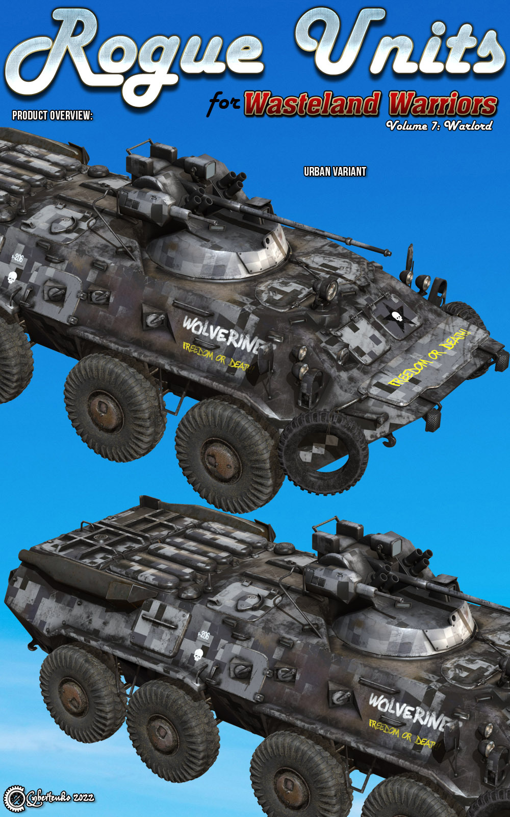 Rogue Units for Wasteland Warriors 7-Warlord | Daz 3D