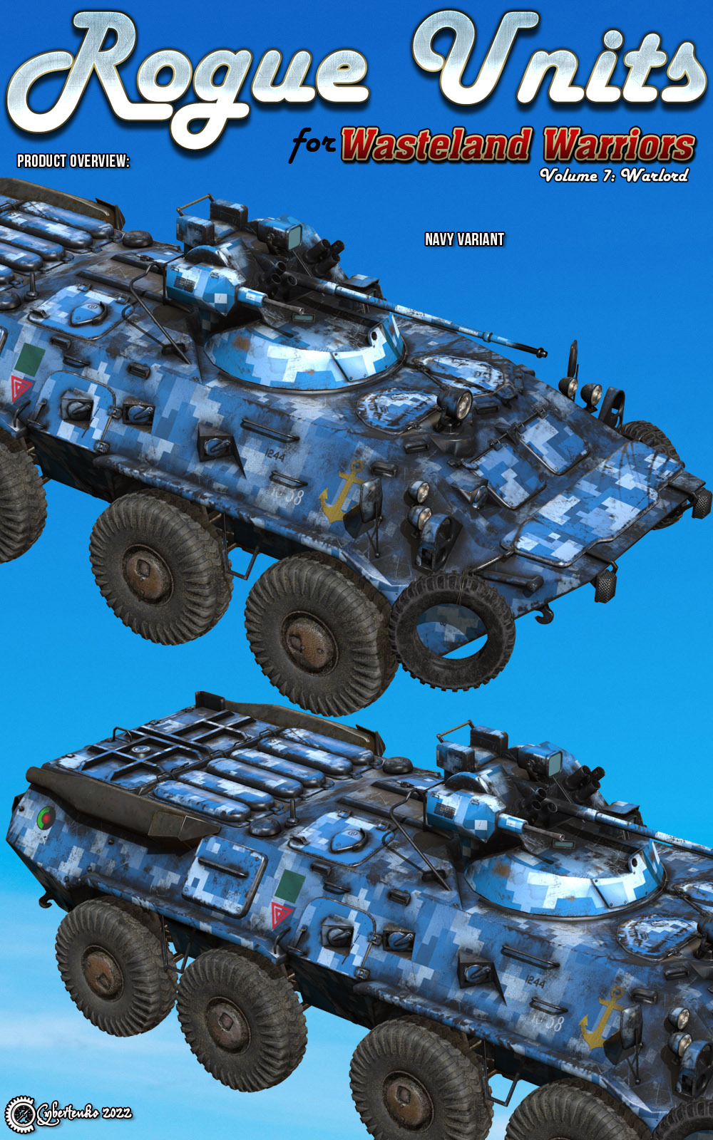 Rogue Units for Wasteland Warriors 7-Warlord | Daz 3D