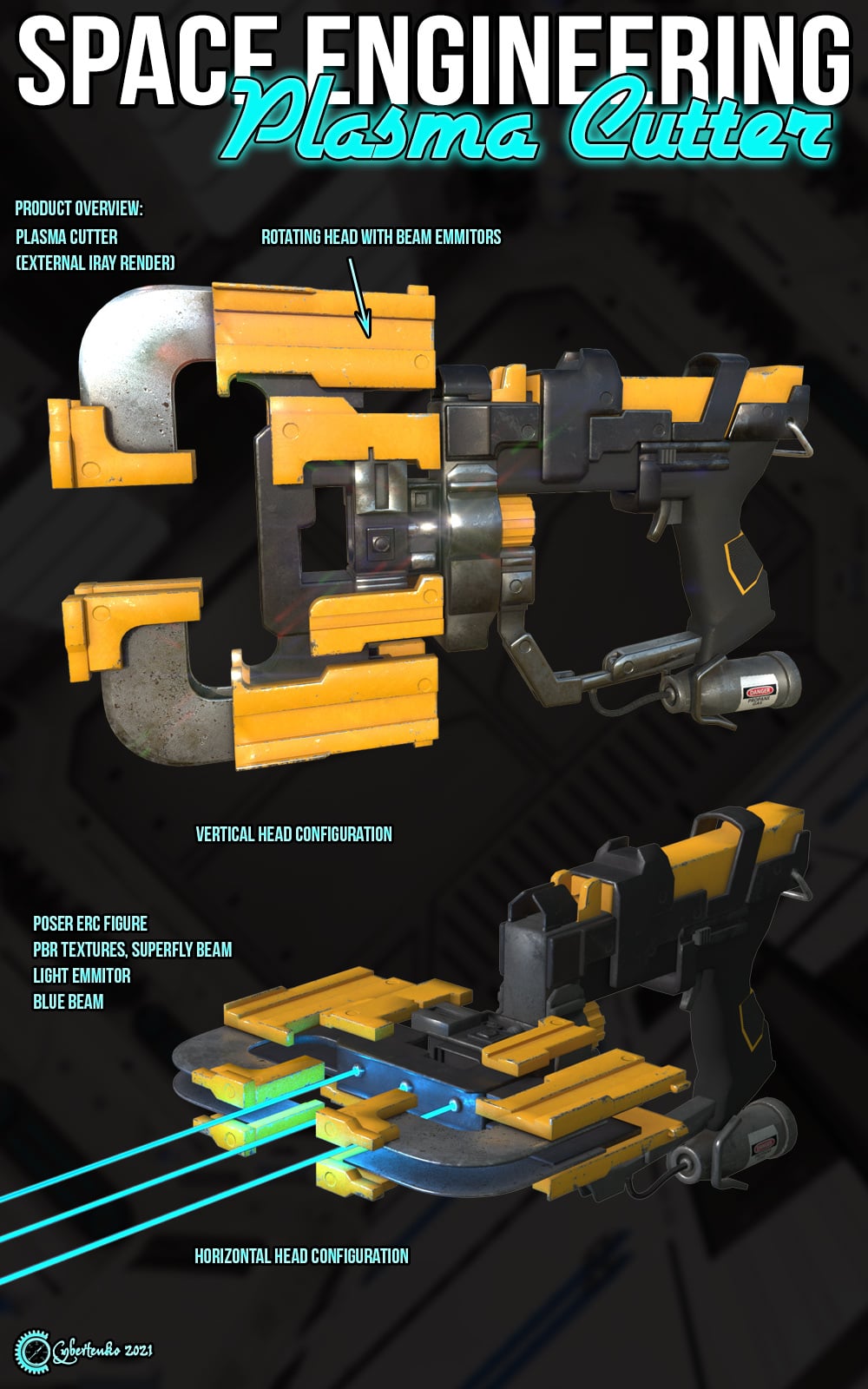 Space Engineering - Plasma Cutter | Daz 3D
