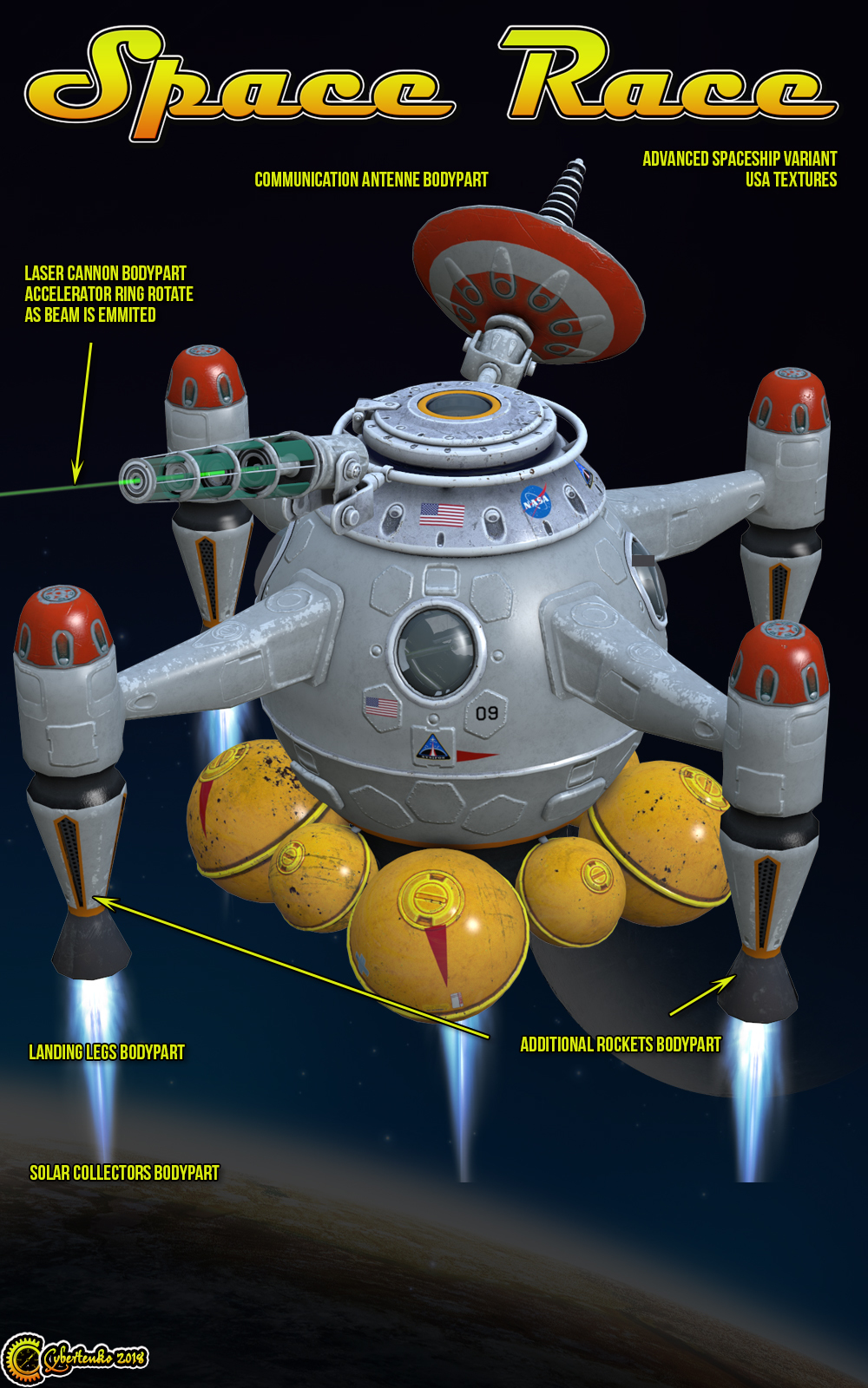 Space Race | Daz 3D