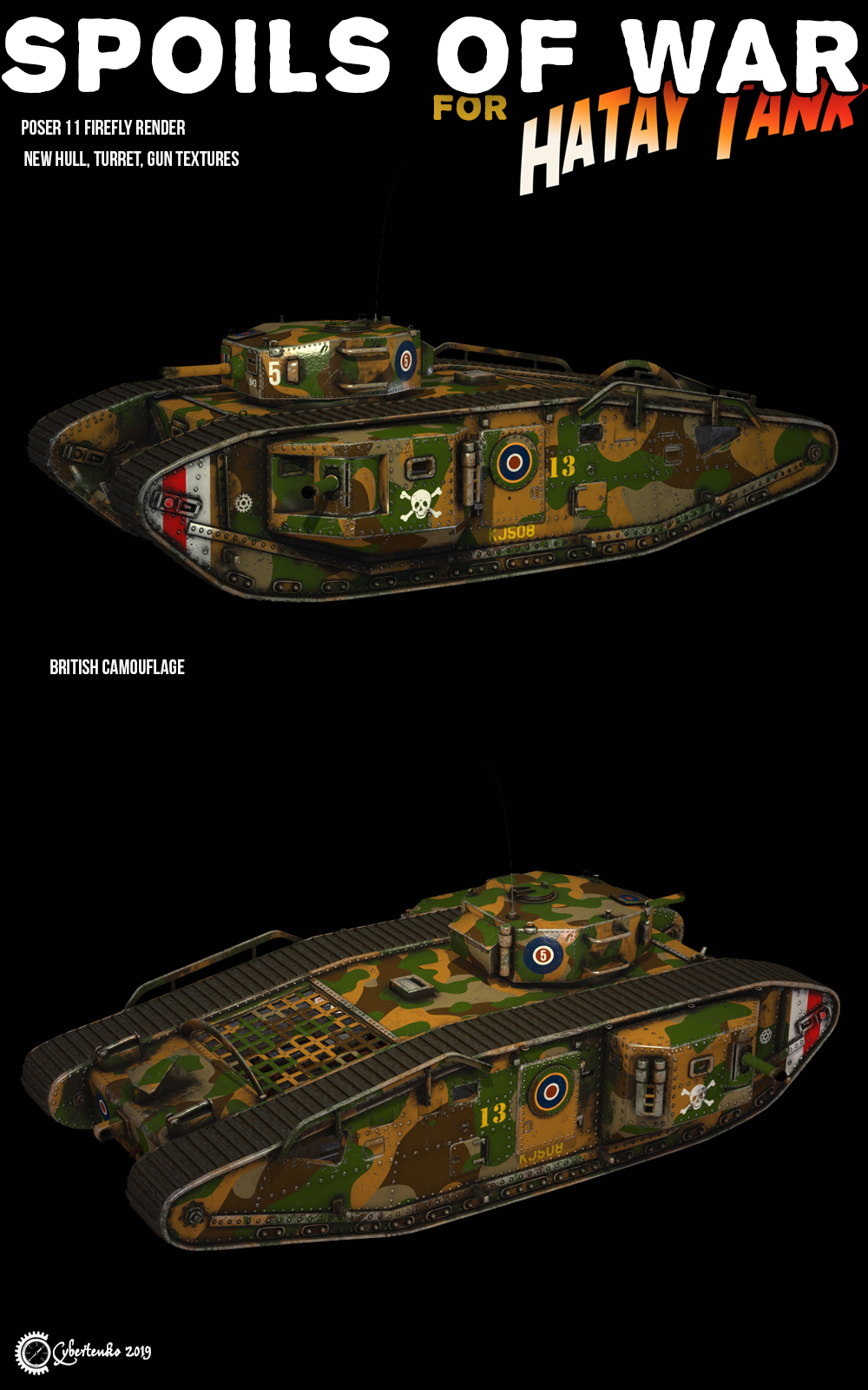 Spoils of War for Hatay Tank | Daz 3D