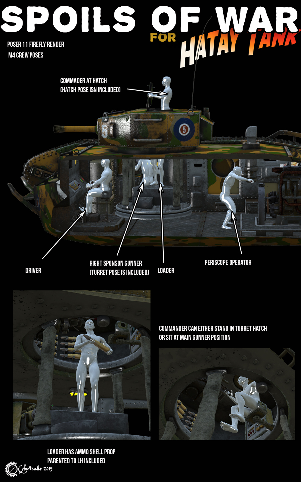 Spoils of War for Hatay Tank | Daz 3D