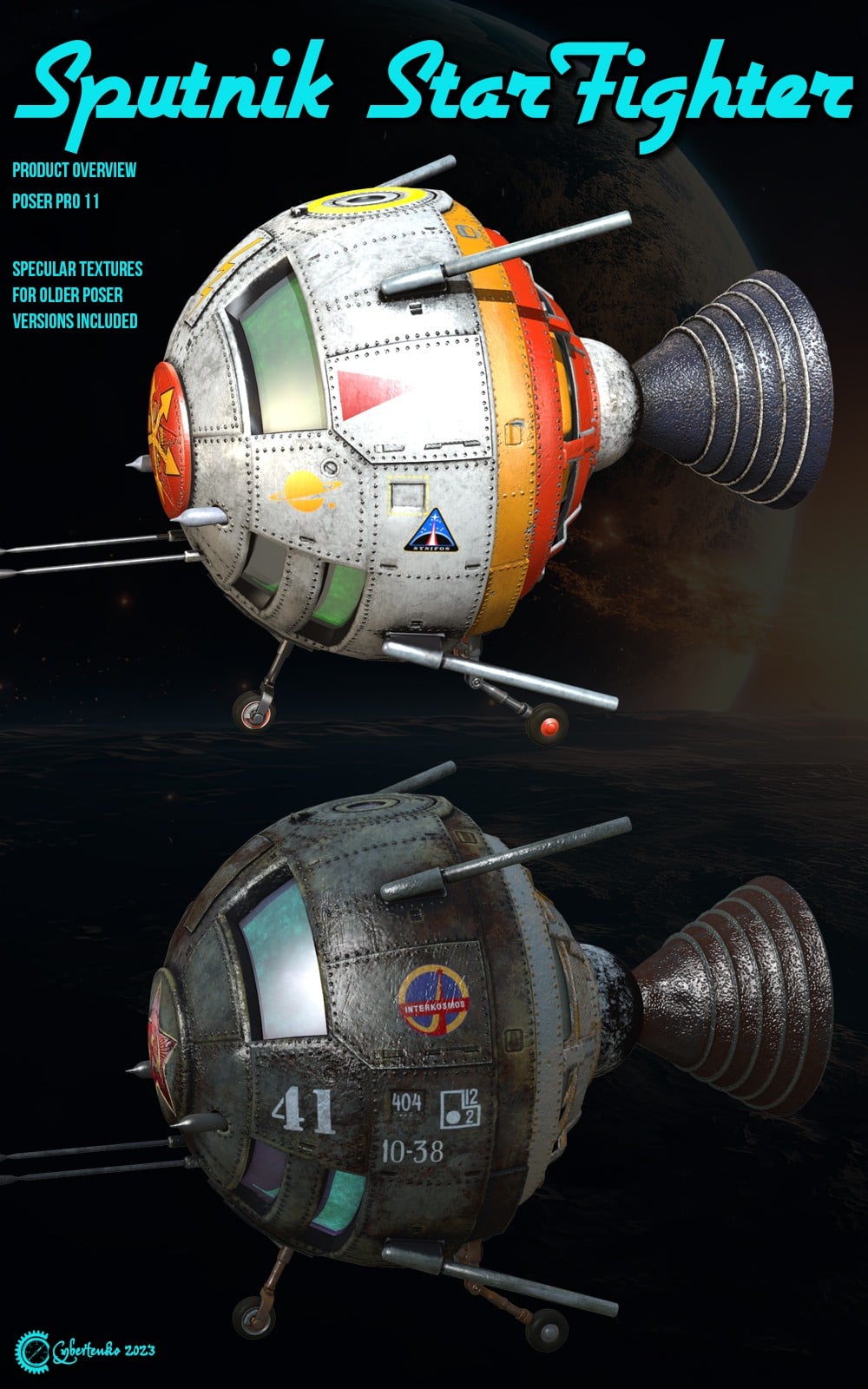 Sputnik StarFighter | Daz 3D