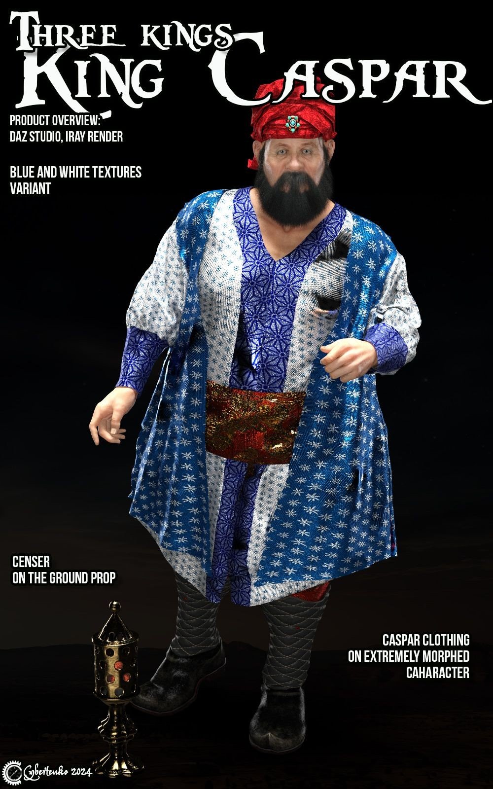 Three Kings - King Caspar - DS | Daz 3D