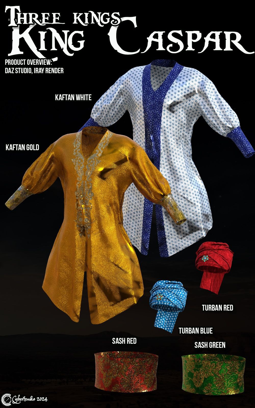 Three Kings - King Caspar - DS | Daz 3D