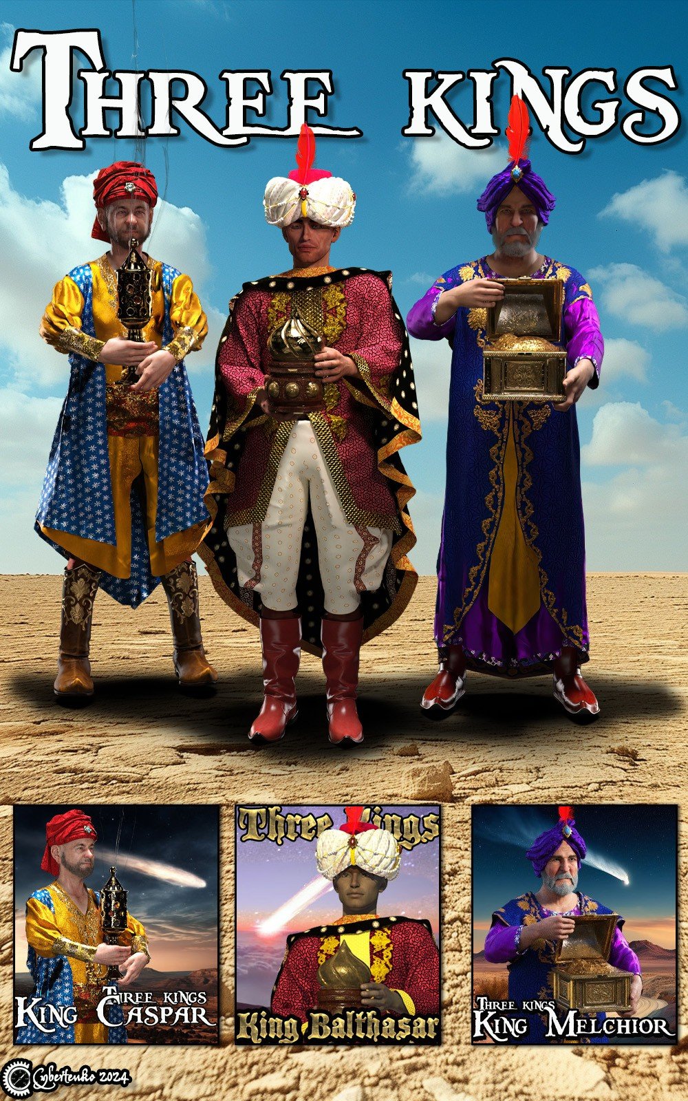 Three Kings - King Caspar - DS | Daz 3D