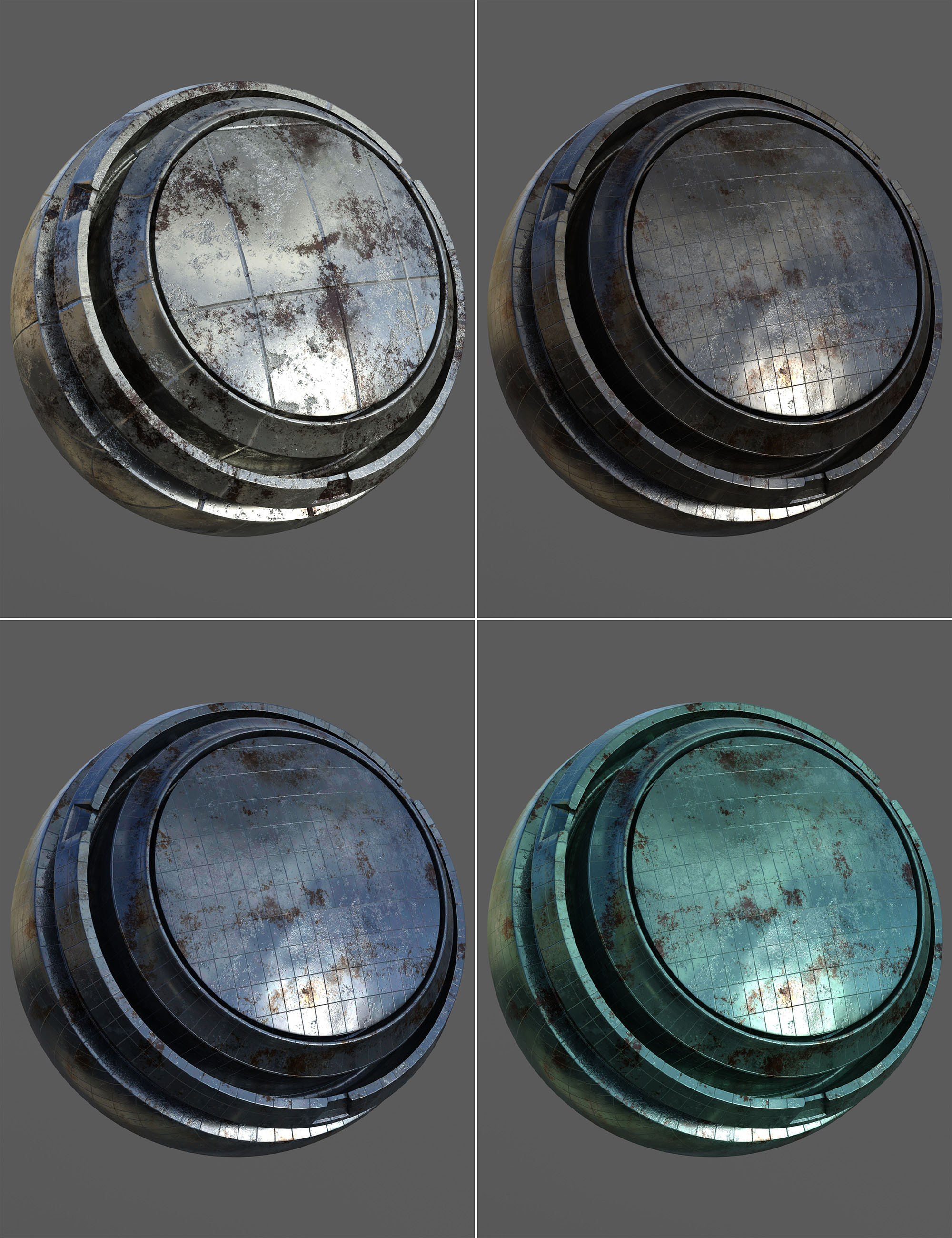 Plated Metal Iray Shaders - MR | Daz 3D