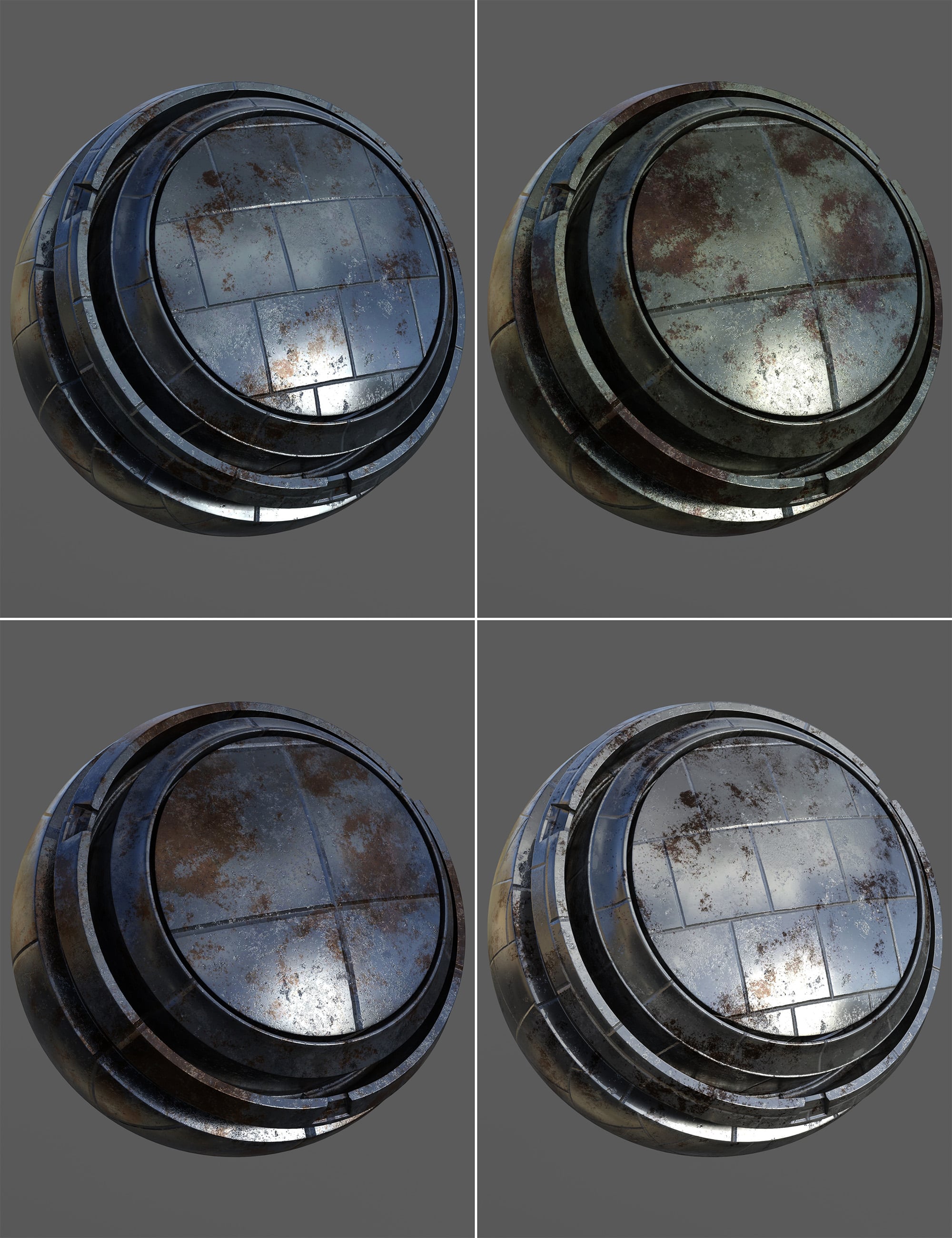 Plated Metal Iray Shaders - MR | Daz 3D
