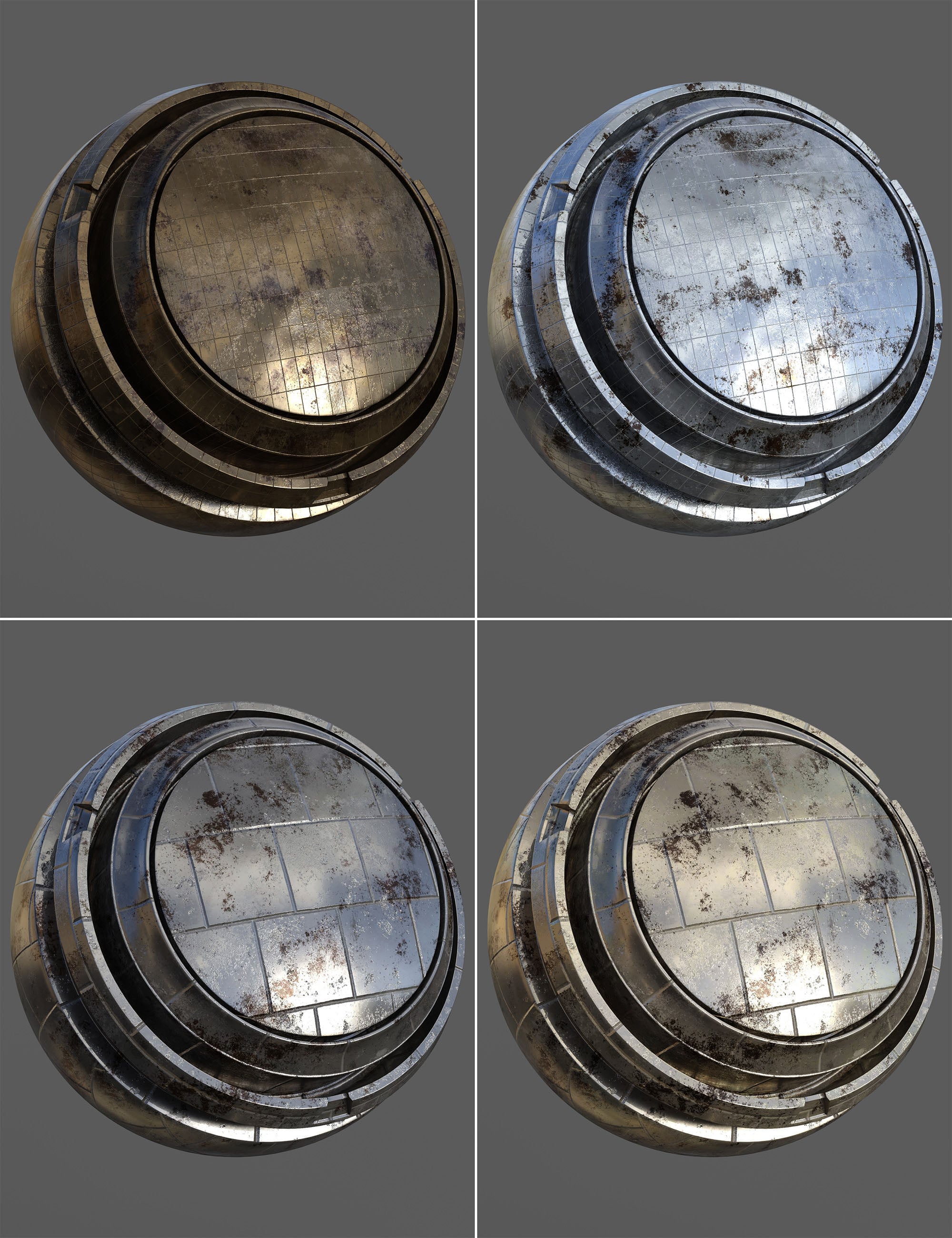 Plated Metal Iray Shaders - MR | Daz 3D
