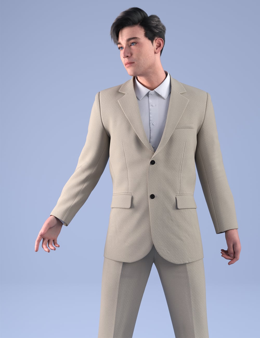 dForce HnC24 Basic Suit Outfits for Genesis 9 | Daz 3D