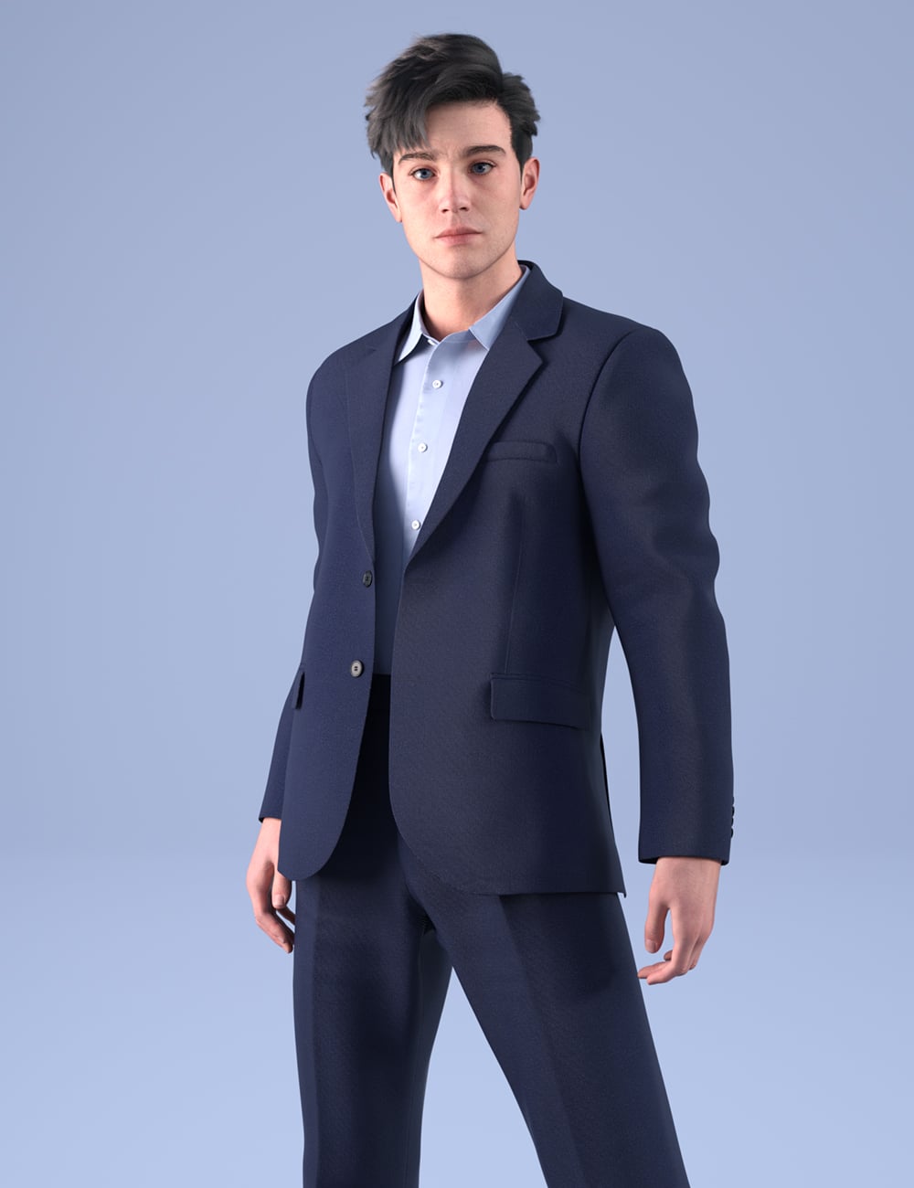 dForce HnC24 Basic Suit Outfits for Genesis 9 | Daz 3D
