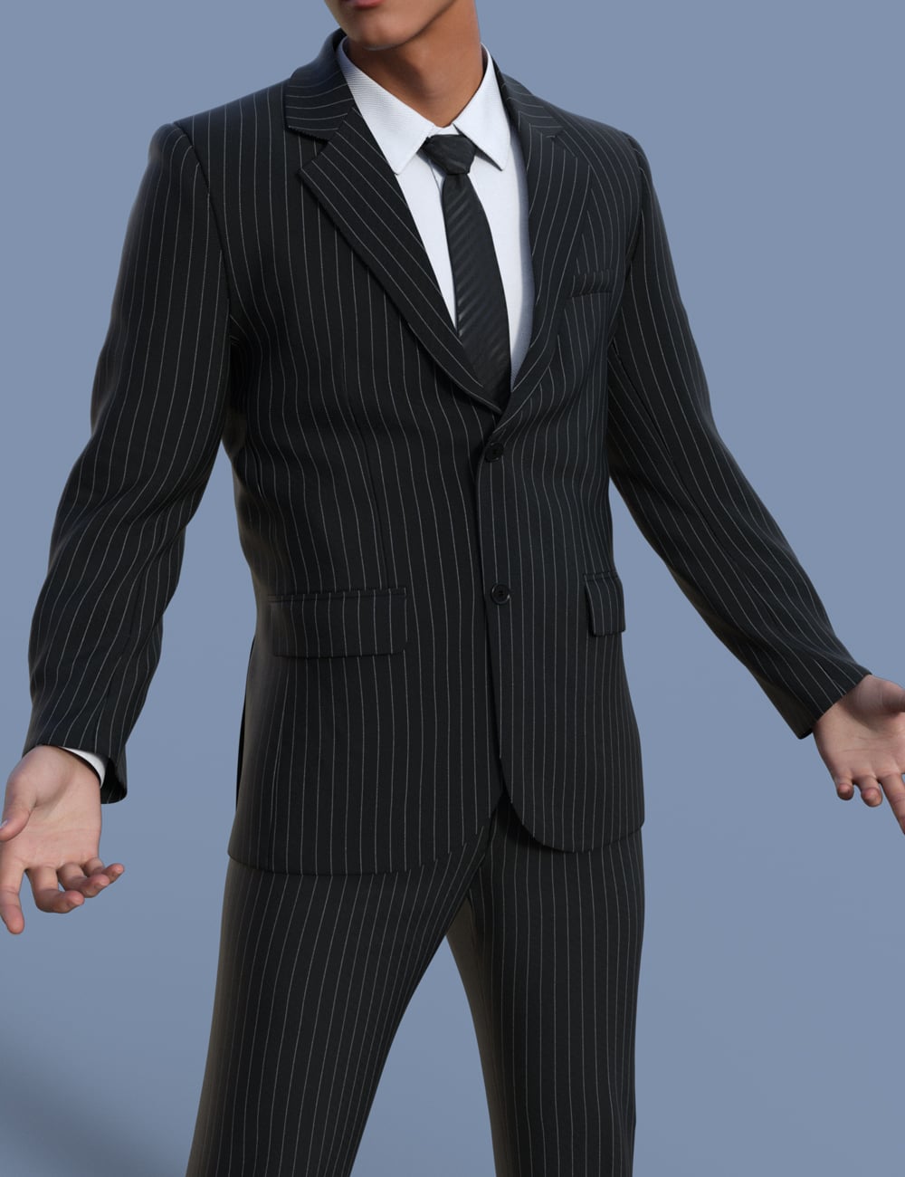 dForce HnC24 Basic Suit Outfits for Genesis 9 | Daz 3D