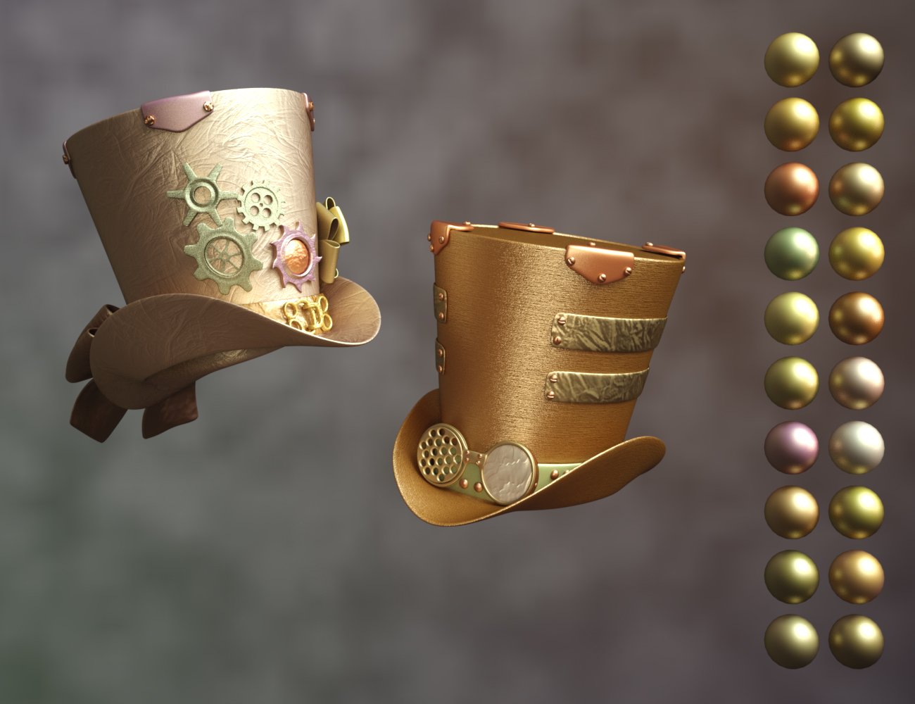 AB Just Gold Shaders | Daz 3D