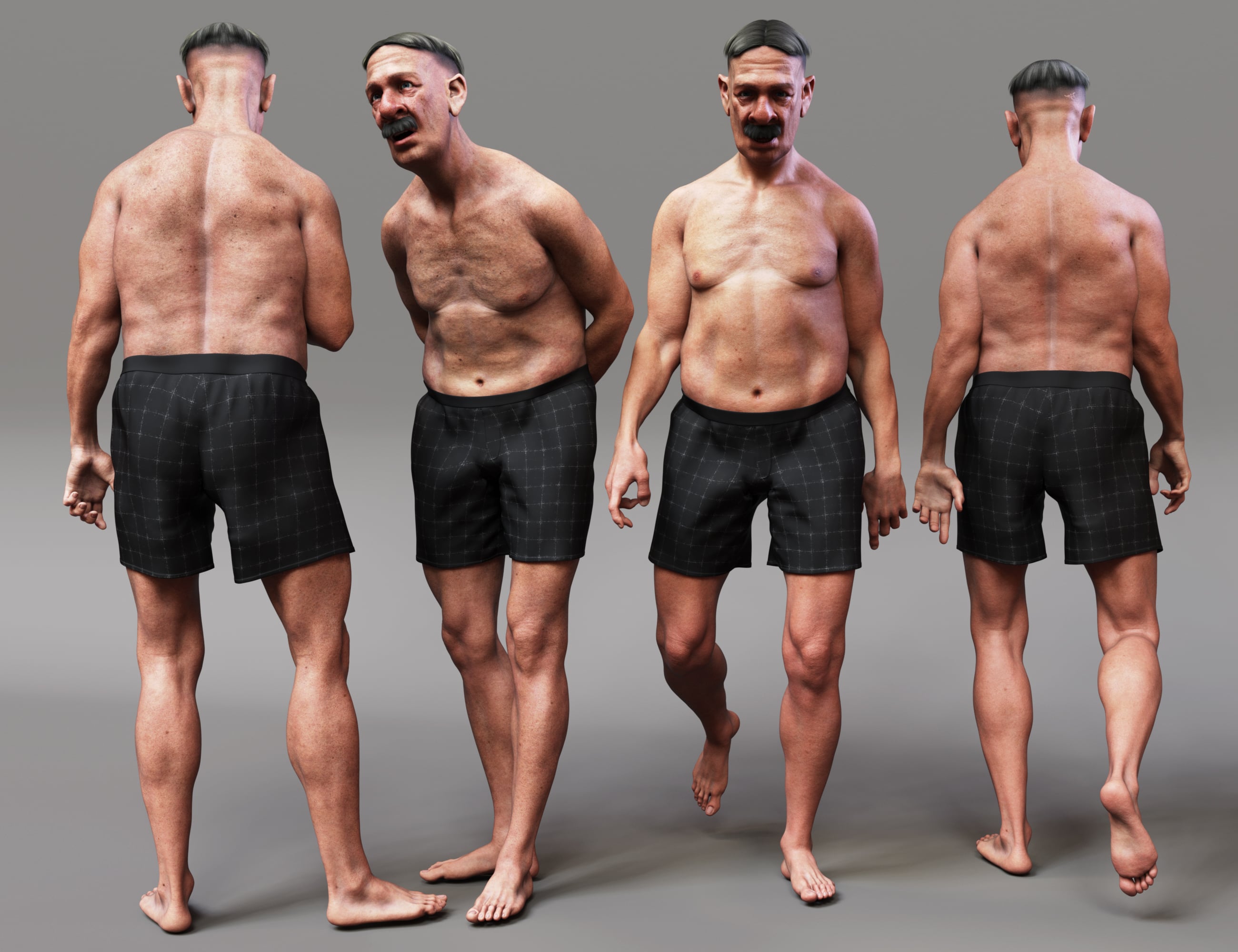 M3D Reginald HD and Hair for Genesis 9 | Daz 3D