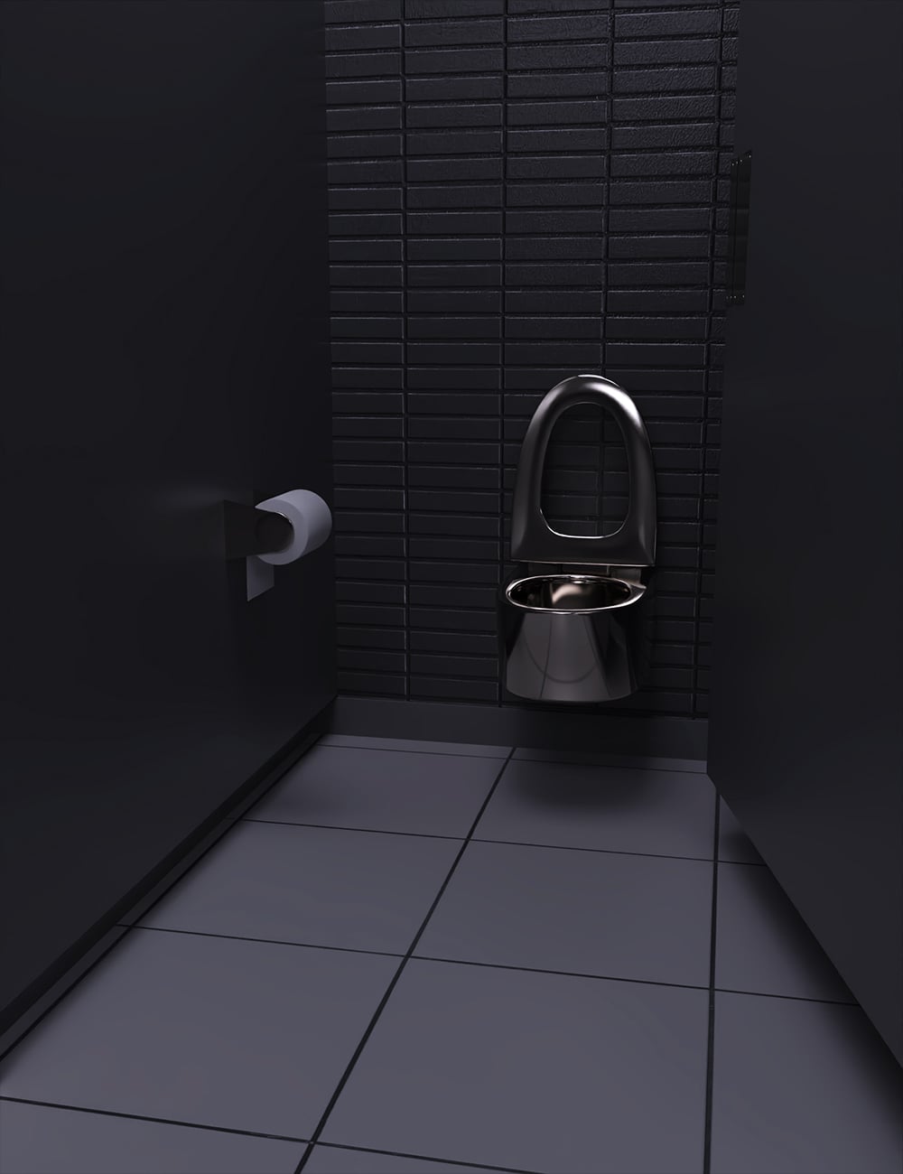 Restroom Interior | Daz 3D