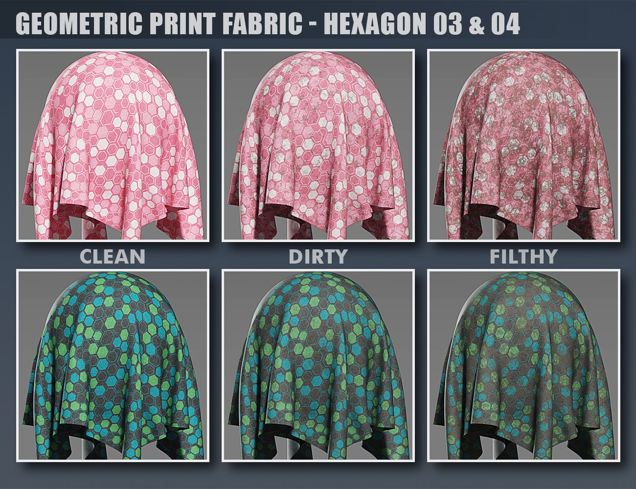 DD PBR Geometric Fabric Shaders for Iray | Daz 3D