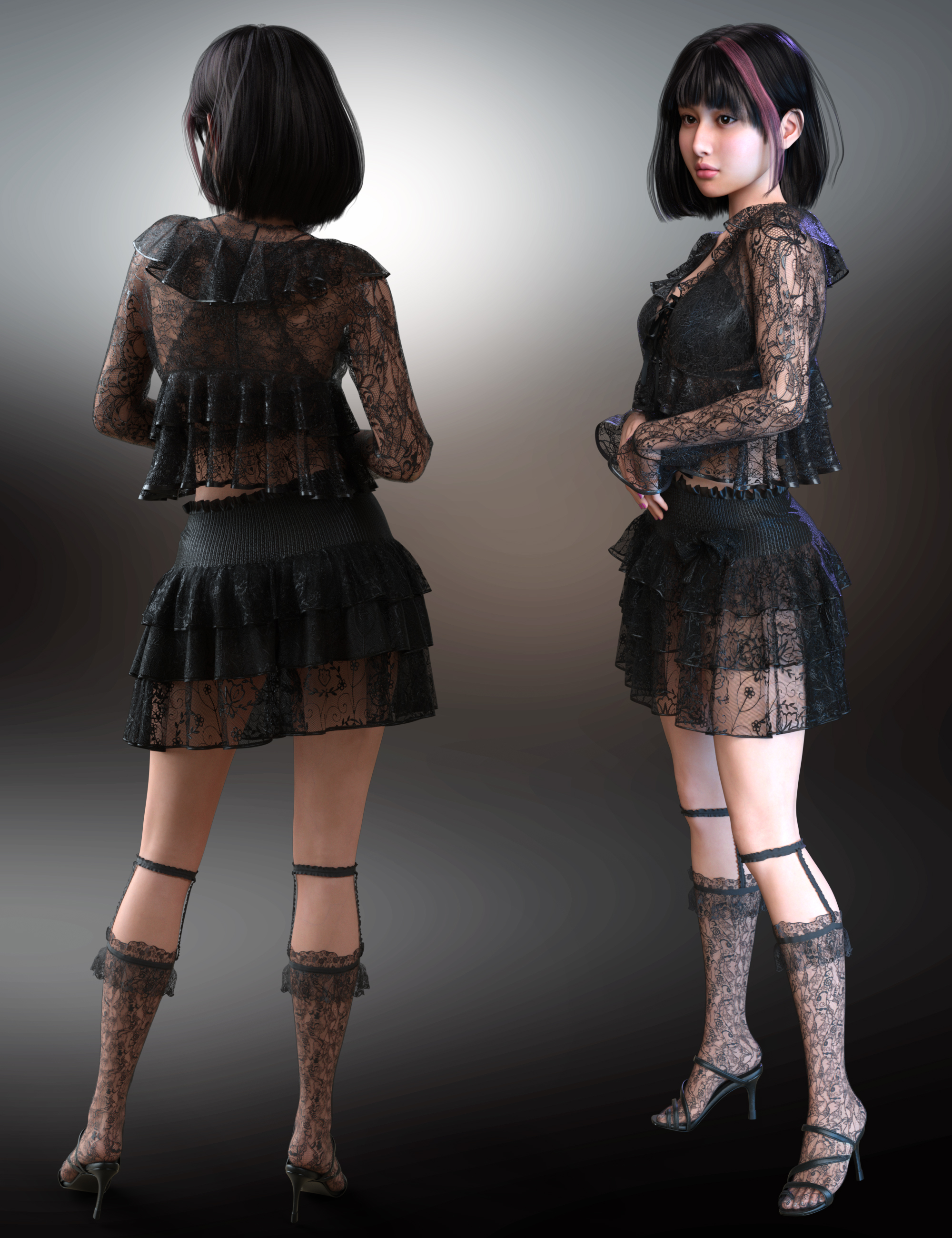 Vo Hyman HD for Genesis 9 Character and Hair Bundle | Daz 3D