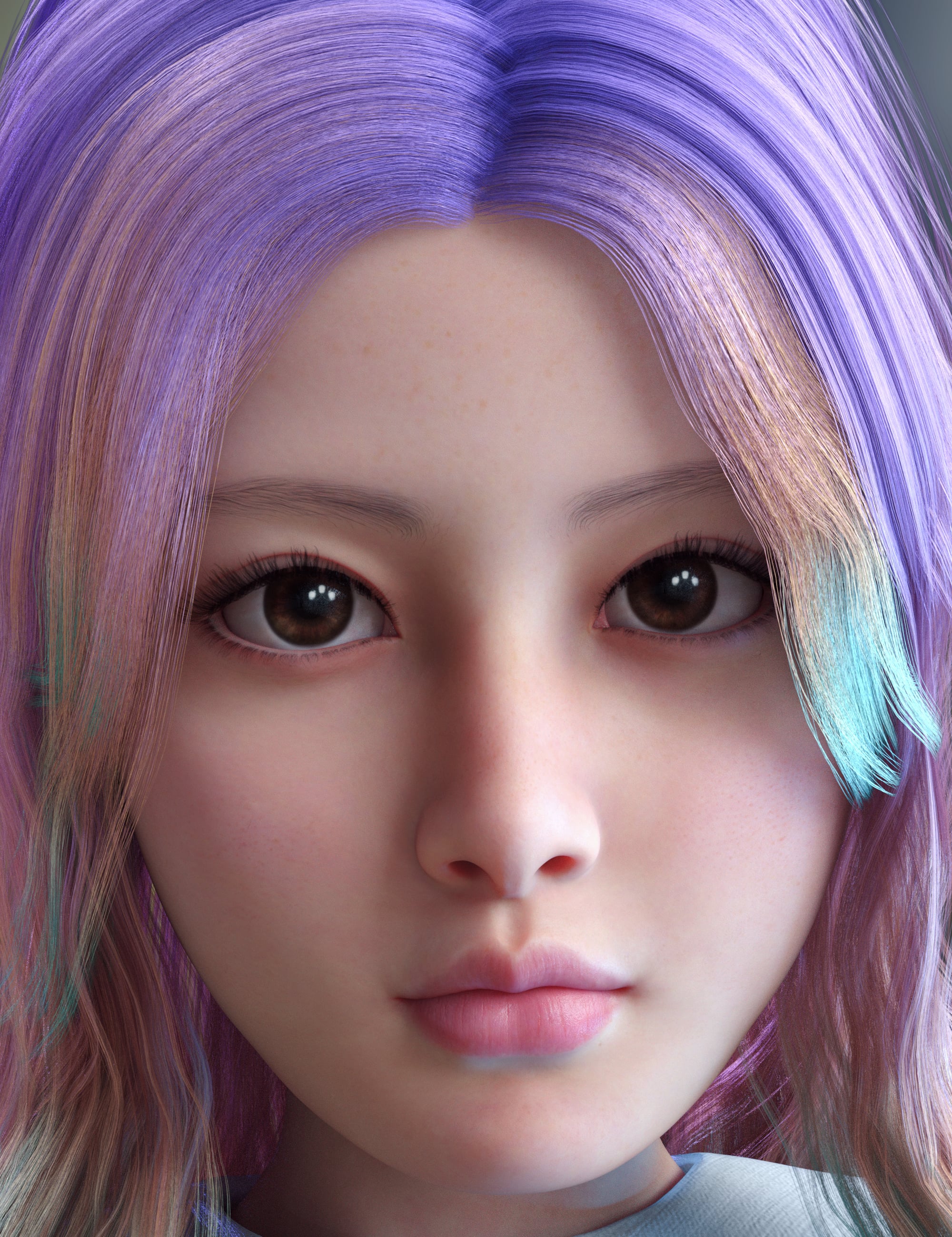 Vo Hyman HD for Genesis 9 Character and Hair Bundle | Daz 3D