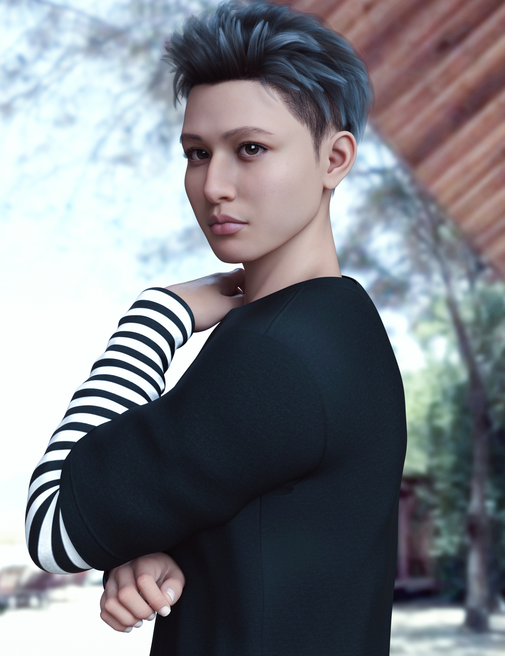 Vo Hyman HD for Genesis 9 Character and Hair Bundle | Daz 3D
