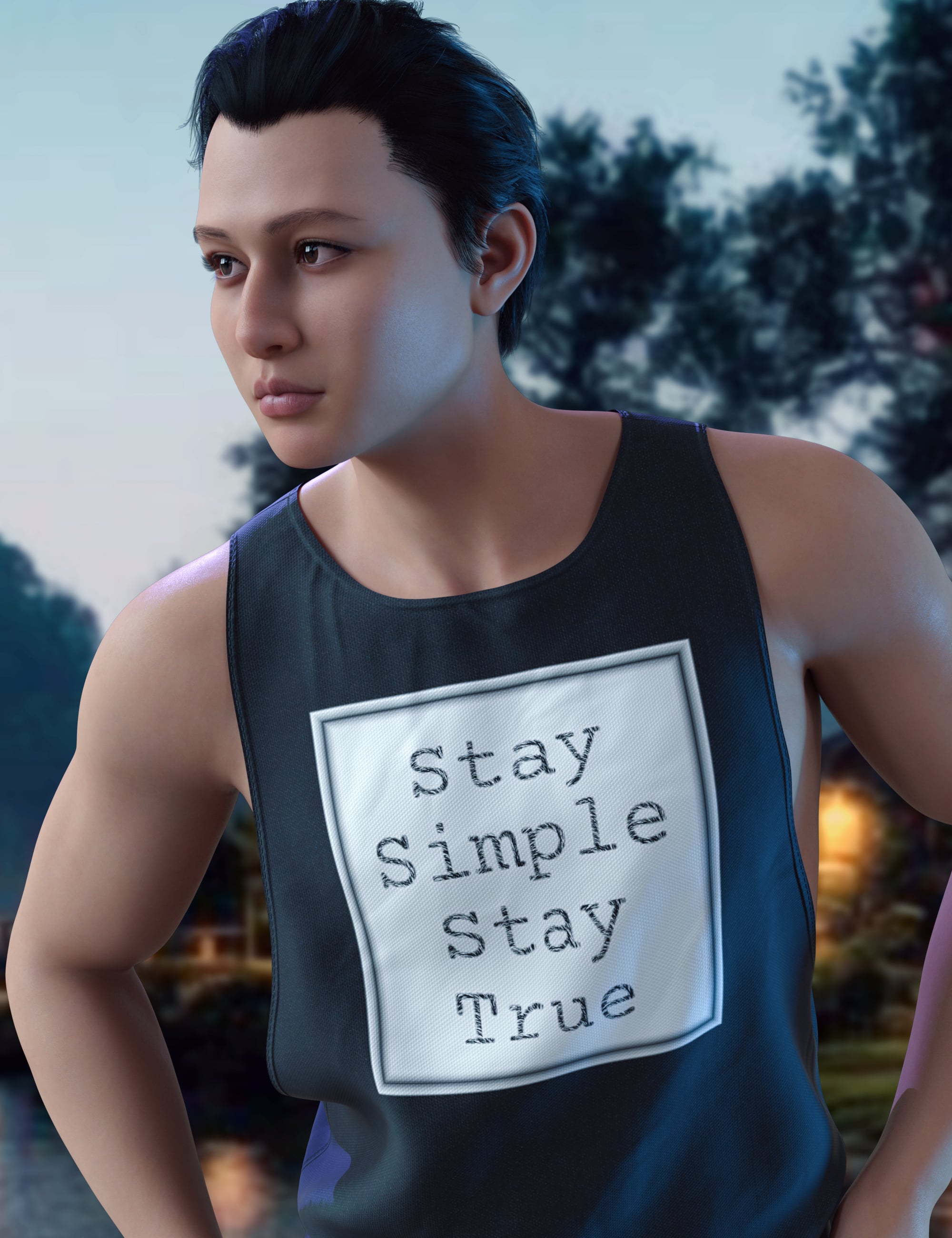 Vo Hyman HD for Genesis 9 Character and Hair Bundle | Daz 3D