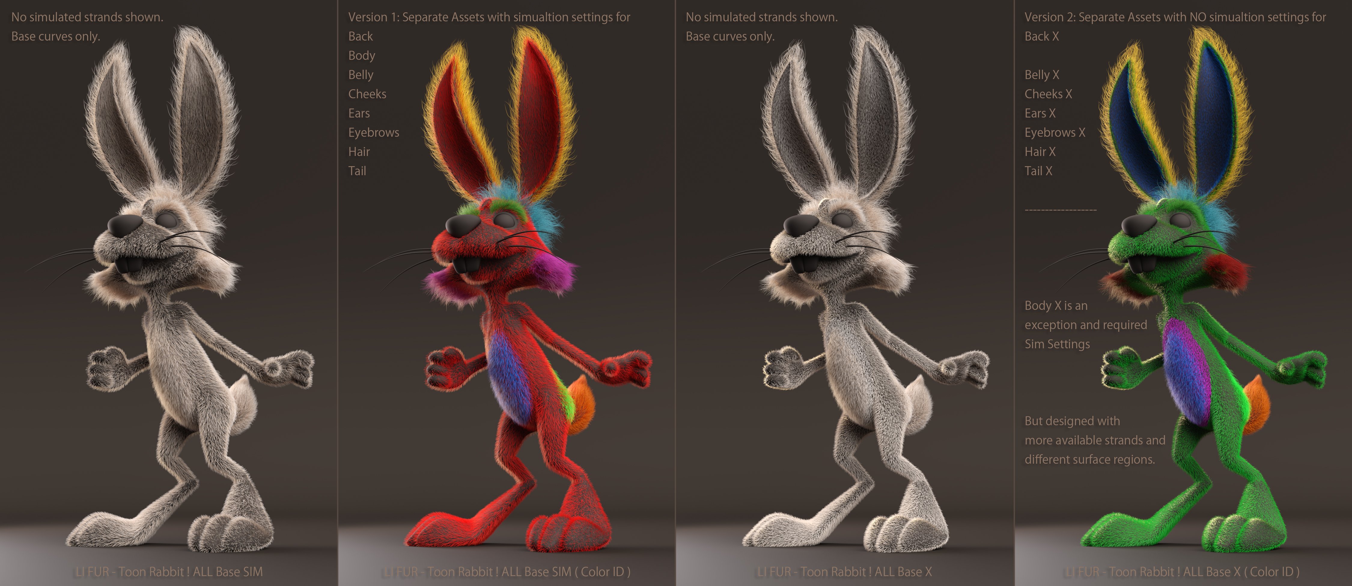 LI FUR - For Toon Rabbit | Daz 3D
