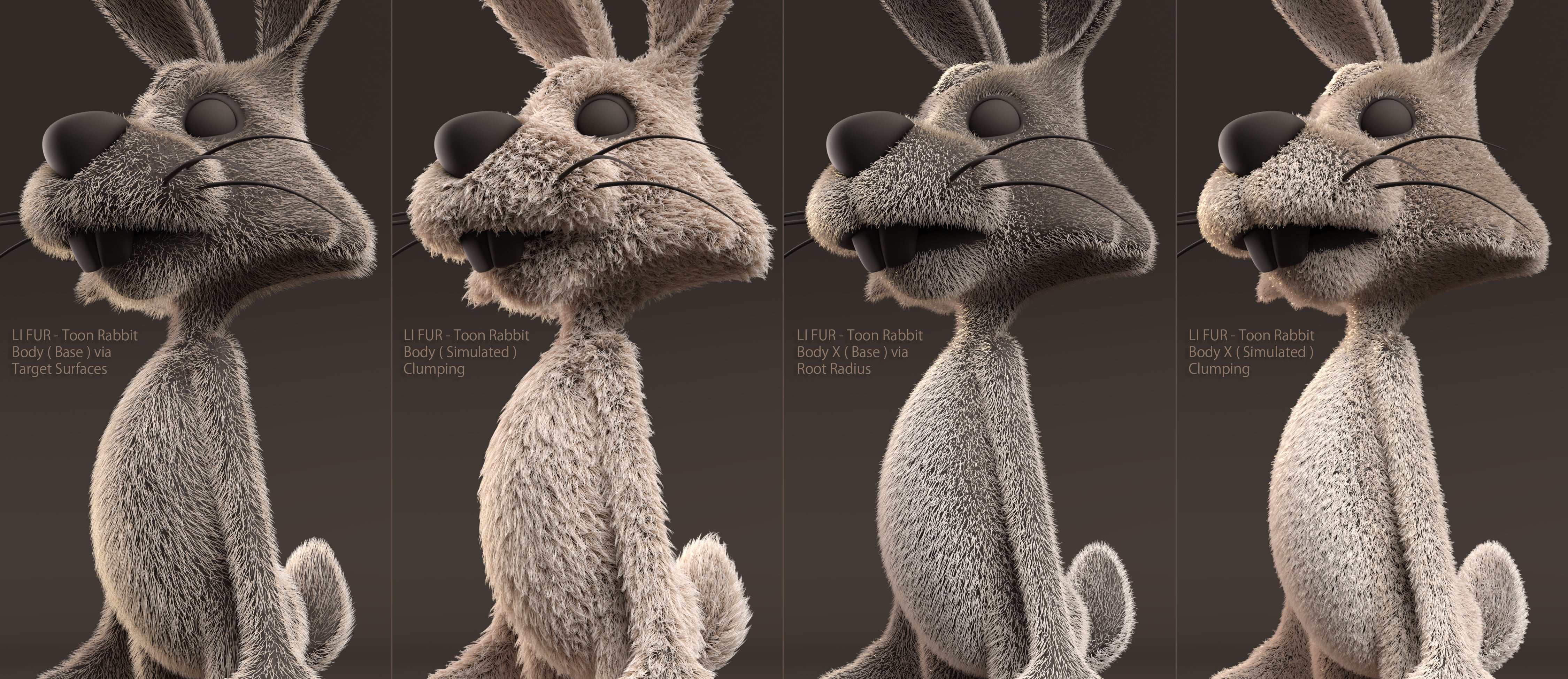 LI FUR - For Toon Rabbit | Daz 3D