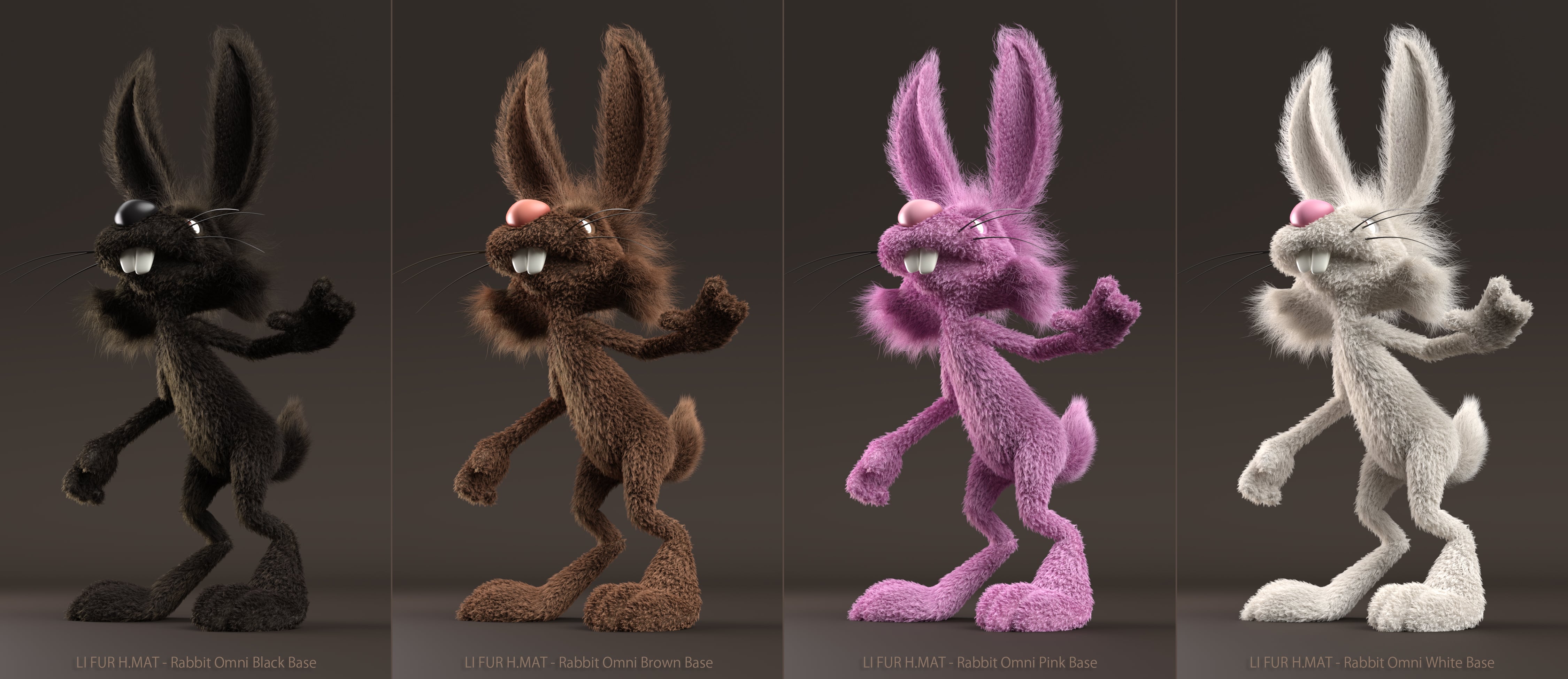 LI FUR - For Toon Rabbit | Daz 3D
