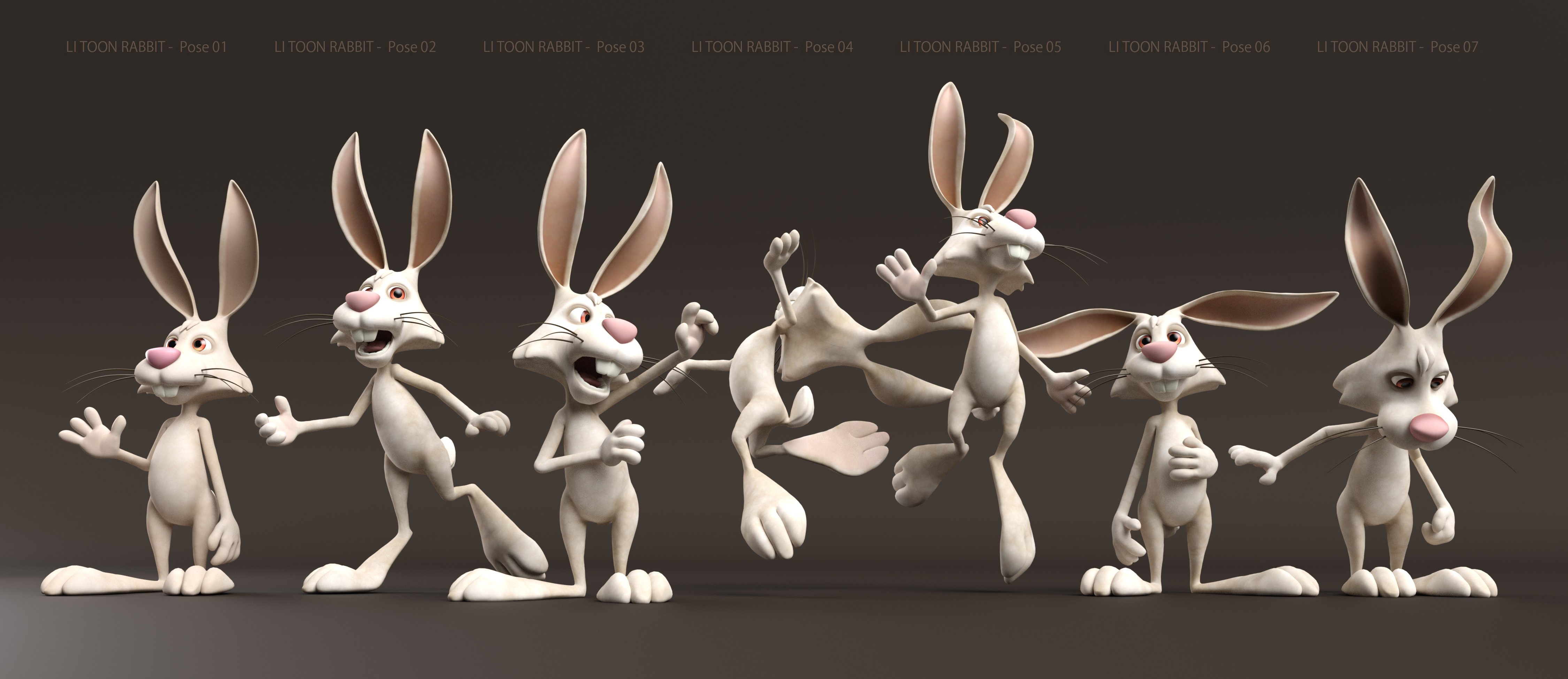 LI FUR - For Toon Rabbit | Daz 3D