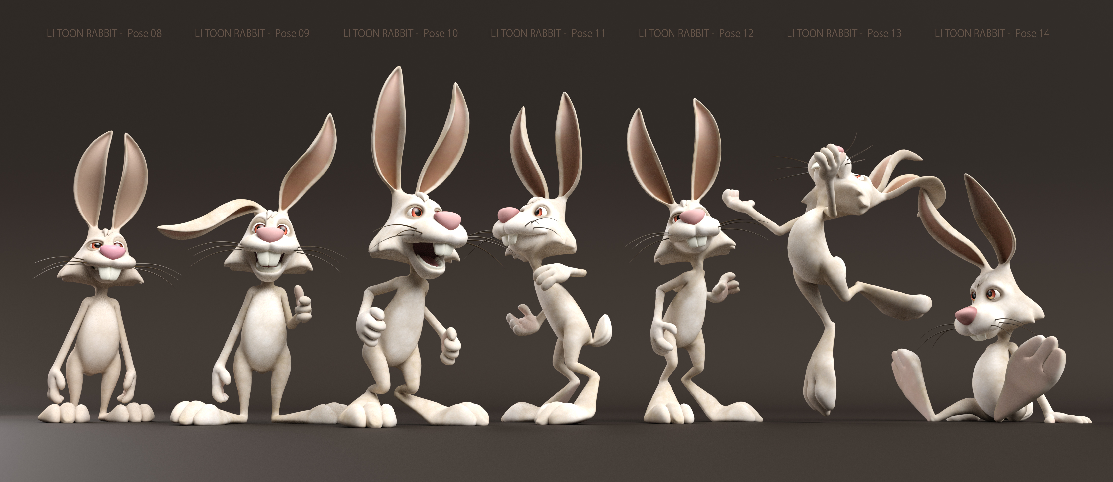 LI FUR - For Toon Rabbit | Daz 3D