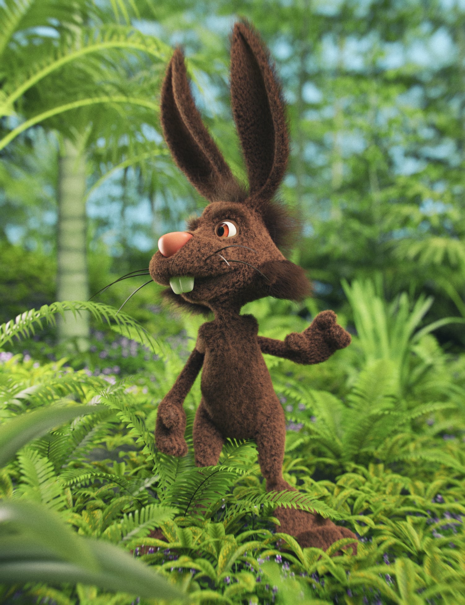 LI FUR - For Toon Rabbit | Daz 3D