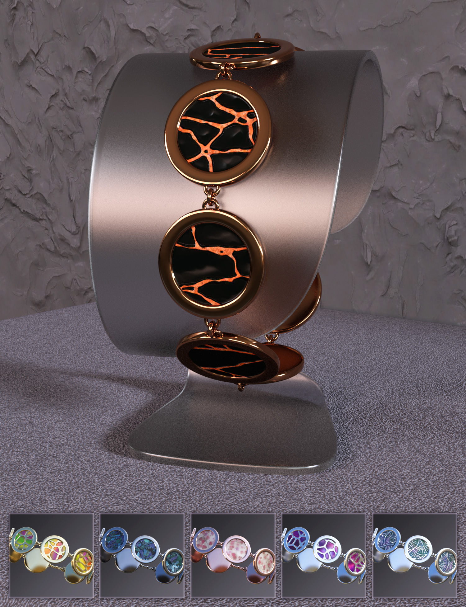 Enameled Jewelry for Genesis 9 | Daz 3D