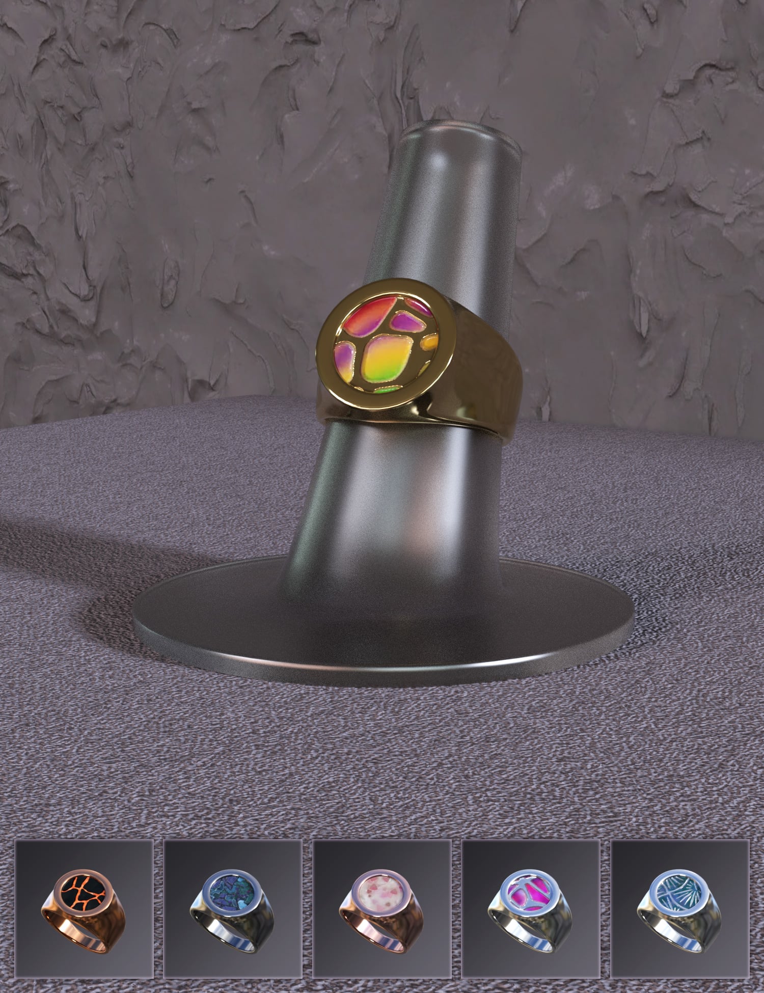 Enameled Jewelry for Genesis 9 | Daz 3D