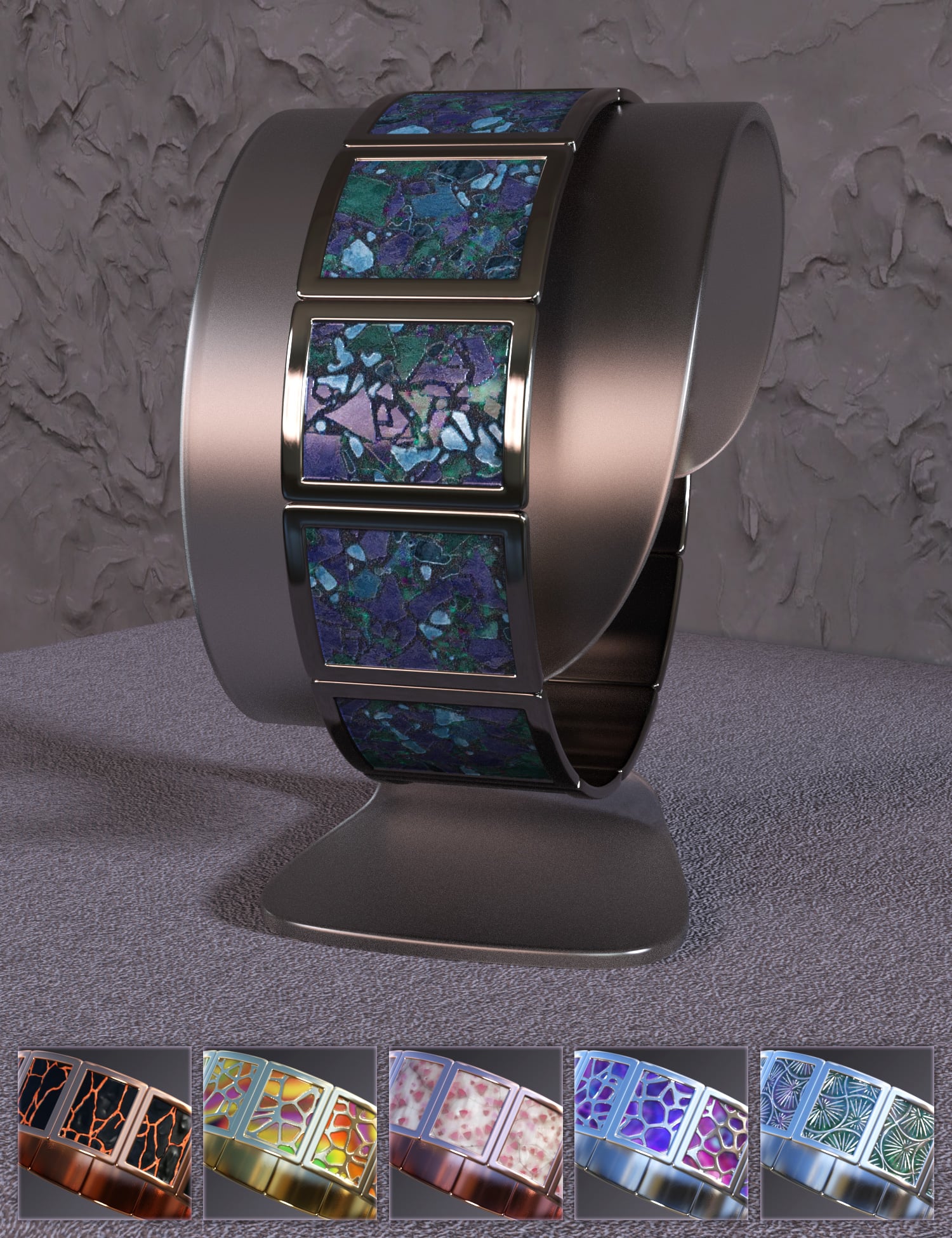 Enameled Jewelry for Genesis 9 | Daz 3D
