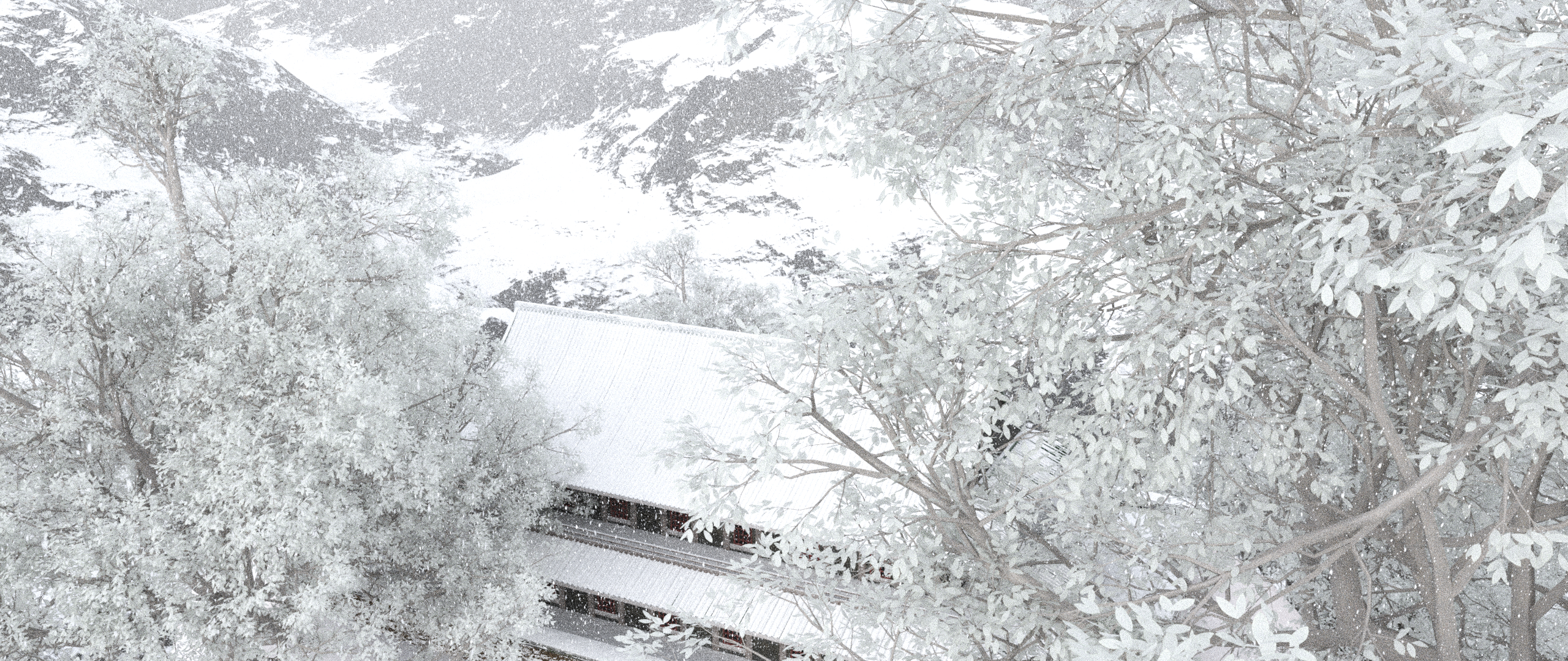 Zen Mountain Snow Add On | Daz 3D